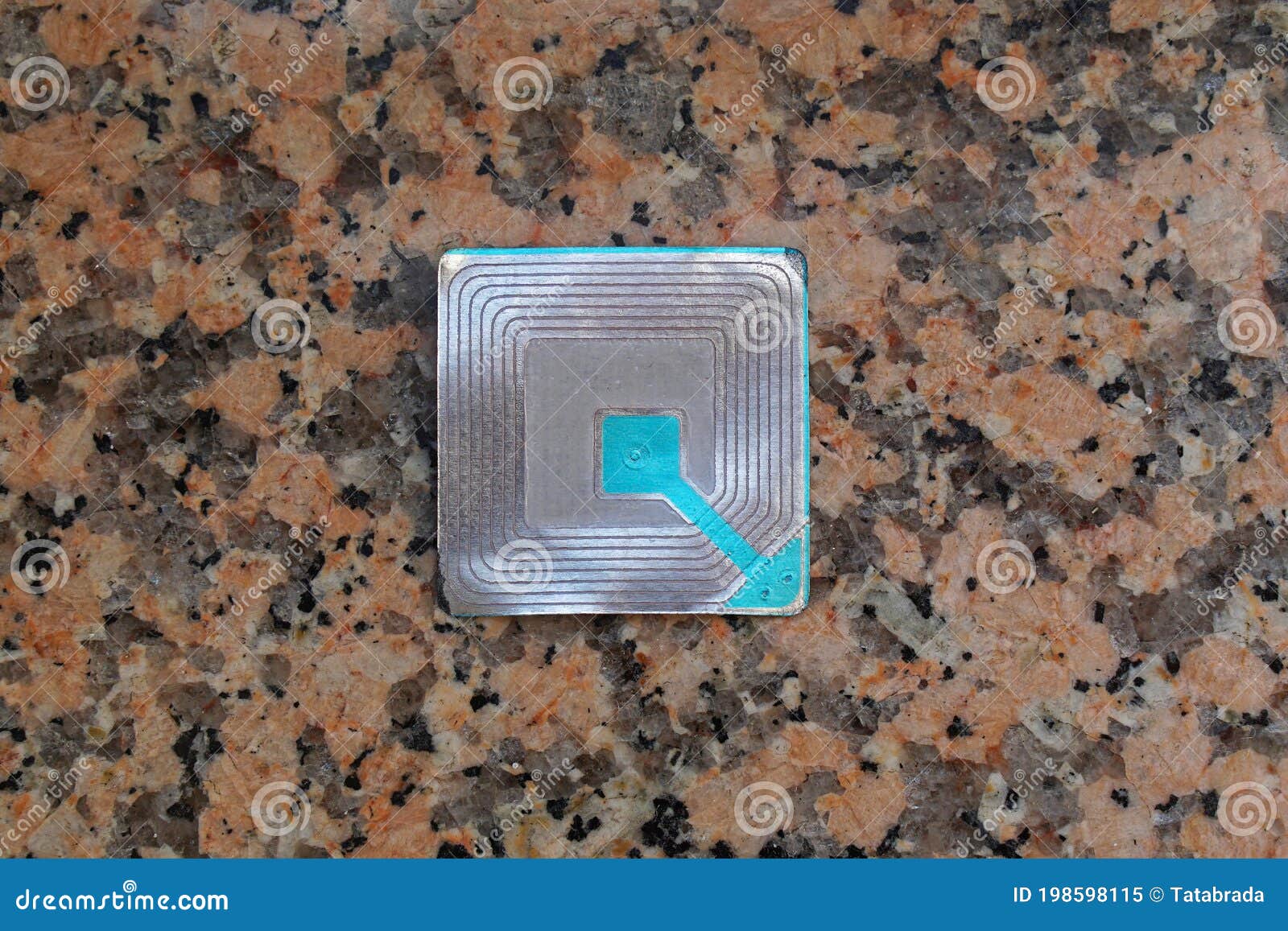 Soft label security tag stock image. Image of antenna - 198598115