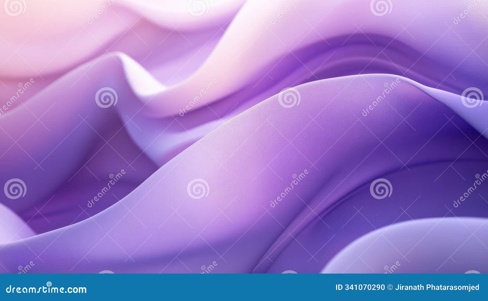 A Soft, Layered Fabric In Shades Of Purple, Showcasing Delicate Waves ...