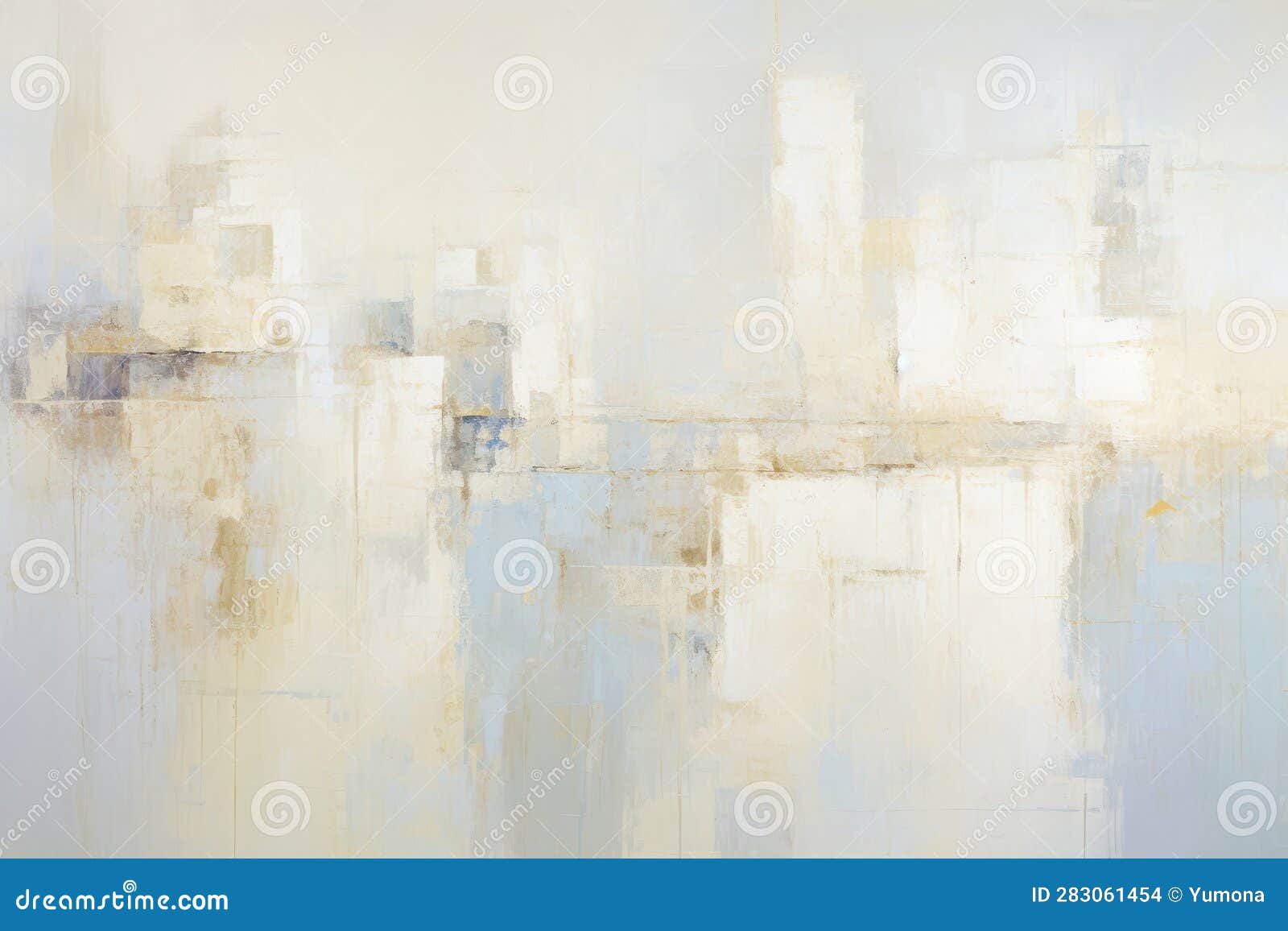 Soft Light Beige and Blue Background with Paint Brushstroke. Light ...