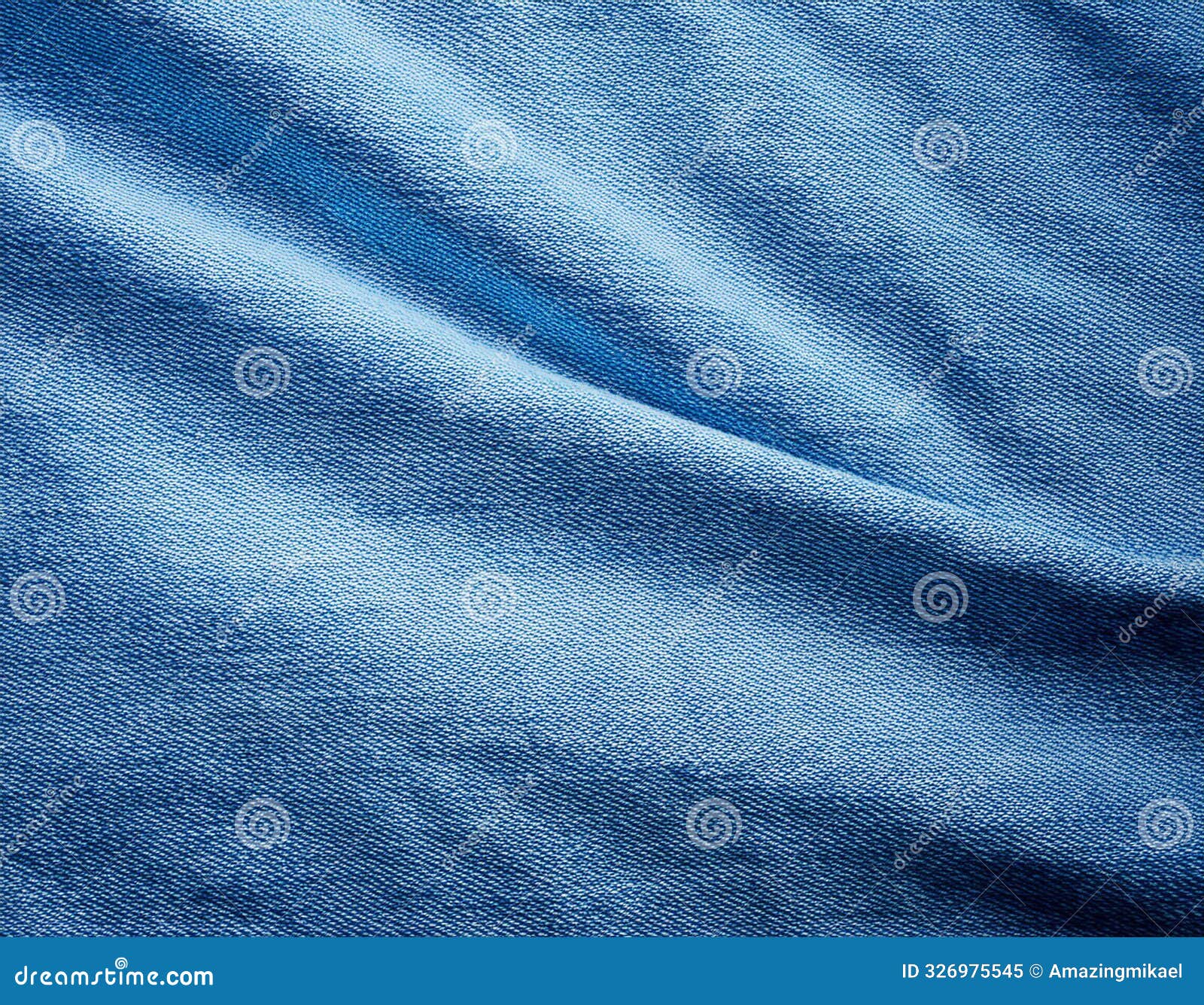 Soft Light Blue Denim Fabric Texture with a Smooth, Worn Surface for ...
