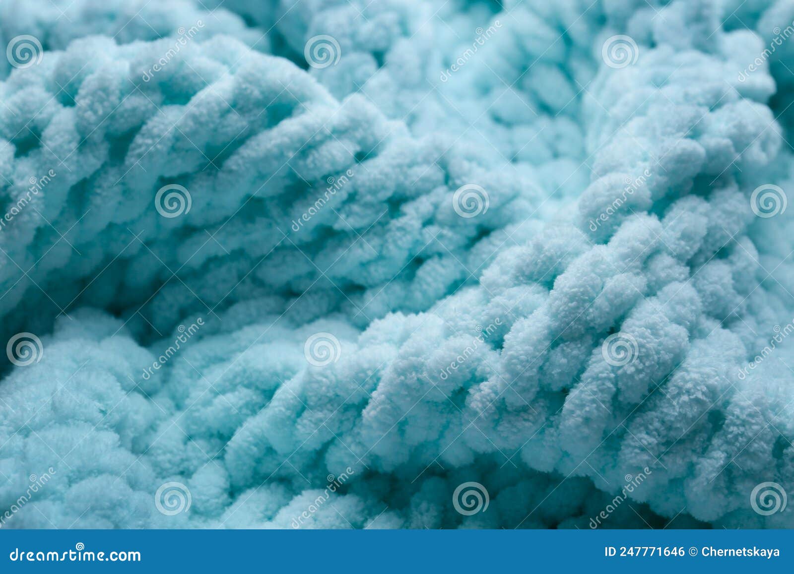 Soft Light Blue Knitted Fabric As Background, Closeup Stock Photo ...