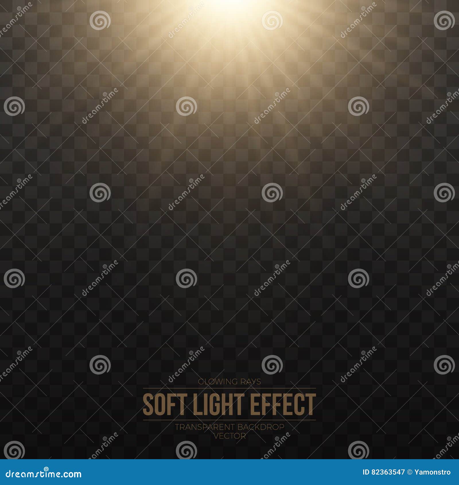 Soft Light Effect Vector Background Stock Vector - Illustration of ...