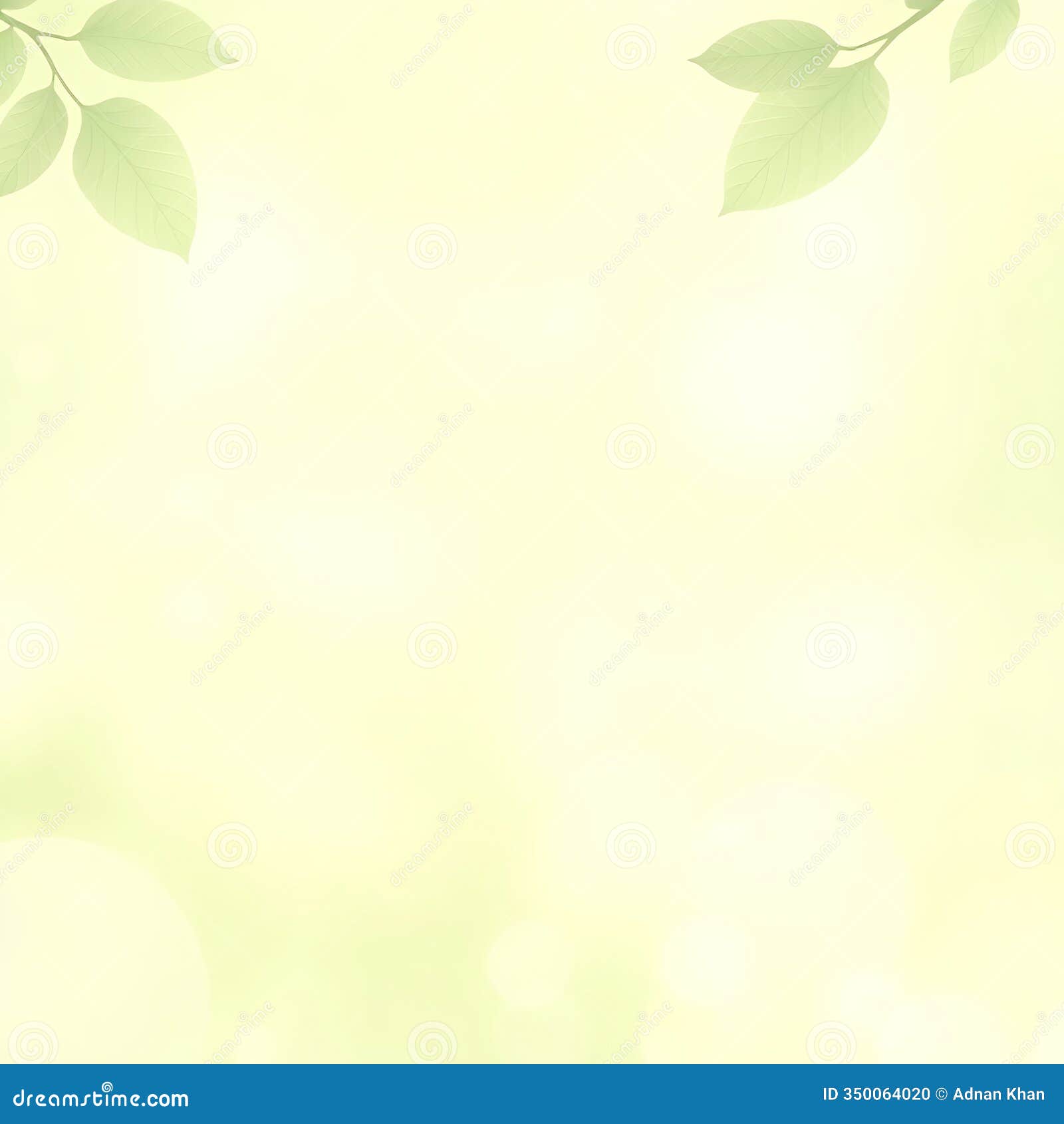 A Soft, Light Green Background with Subtle Leaf Patterns and Gentle ...