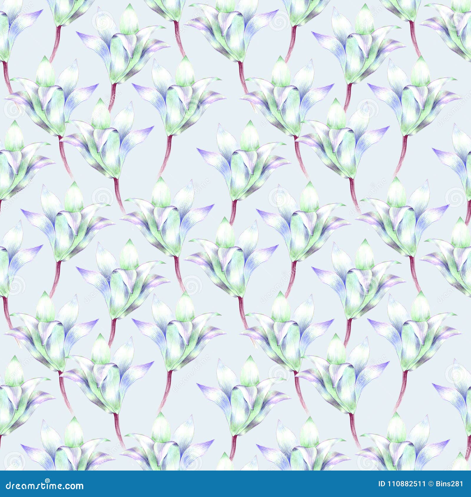 Soft Light Pattern for Spring Textile Stock Illustration - Illustration ...