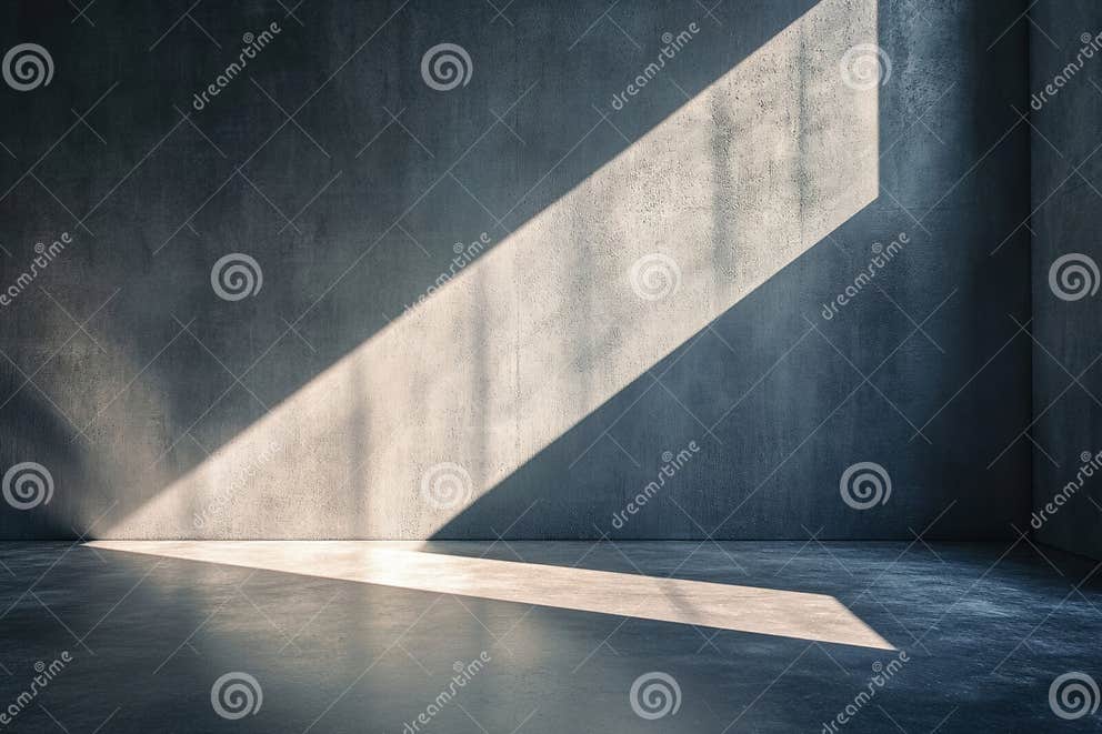 Soft Light Streams into the Minimalistic Space, Creating a Dynamic ...