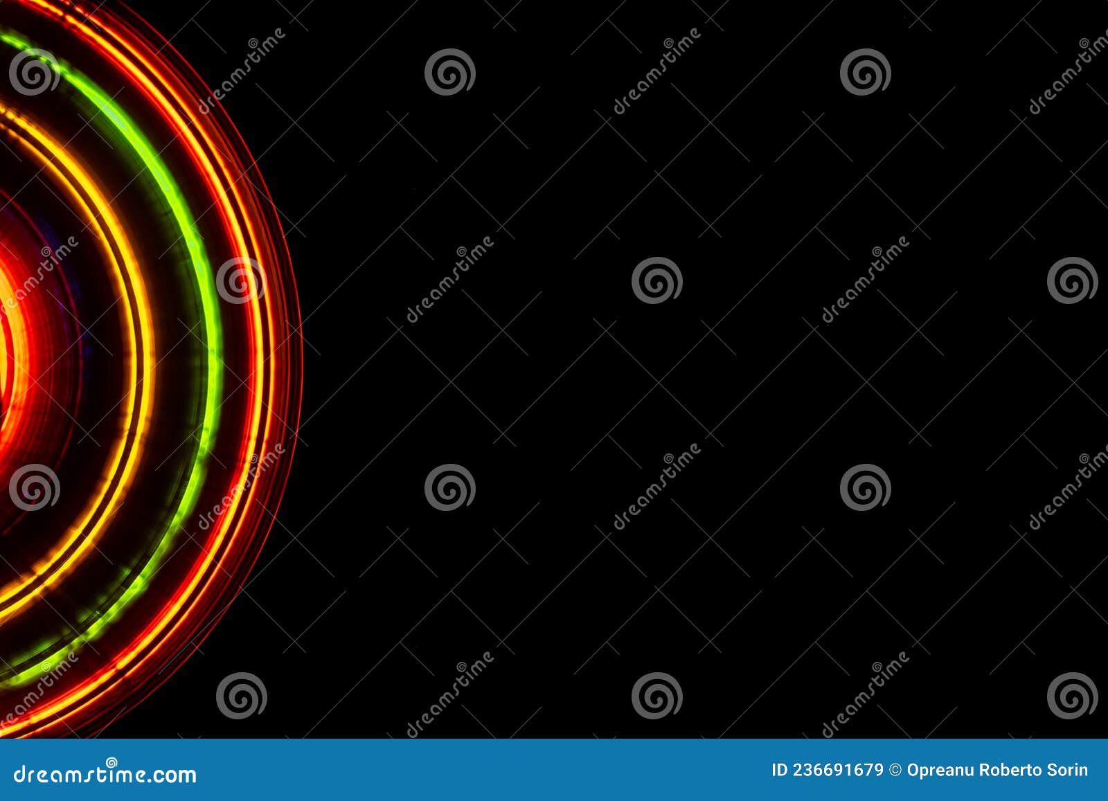 Soft Lights Trails with Multicolored LED Stock Image - Image of front ...