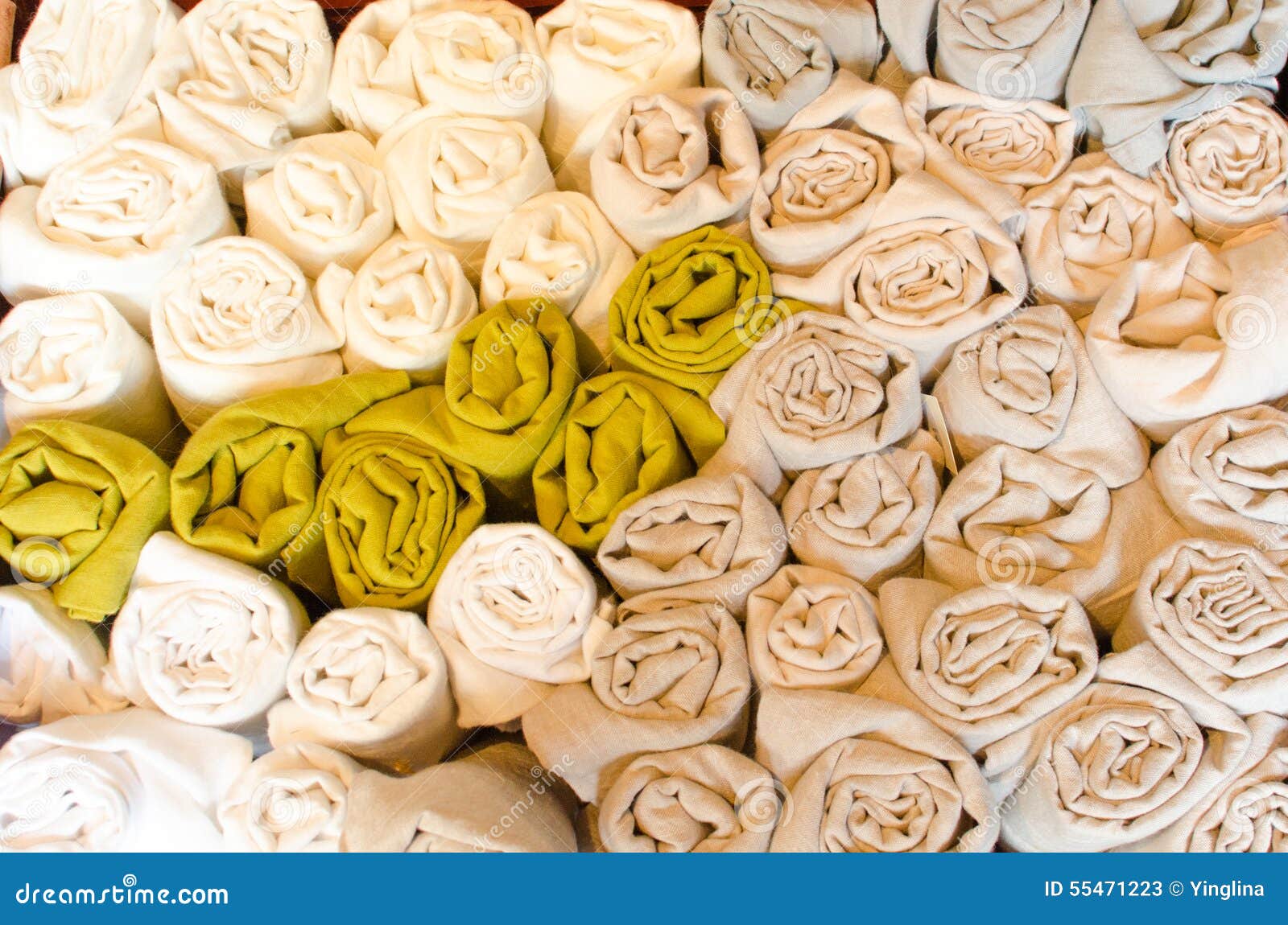 Soft linens wrapped stock image. Image of closeup, design - 55471223