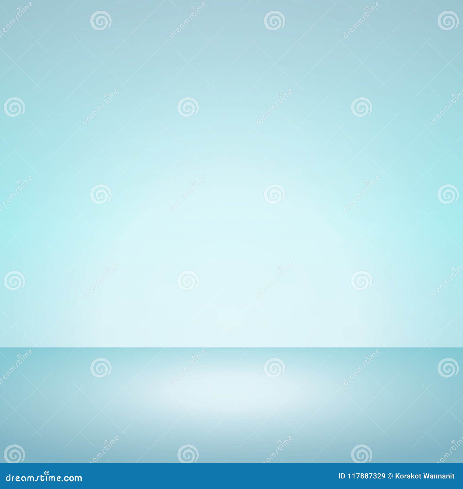 Soft Mint Color of Blue Gradient Background. Stock Vector ...