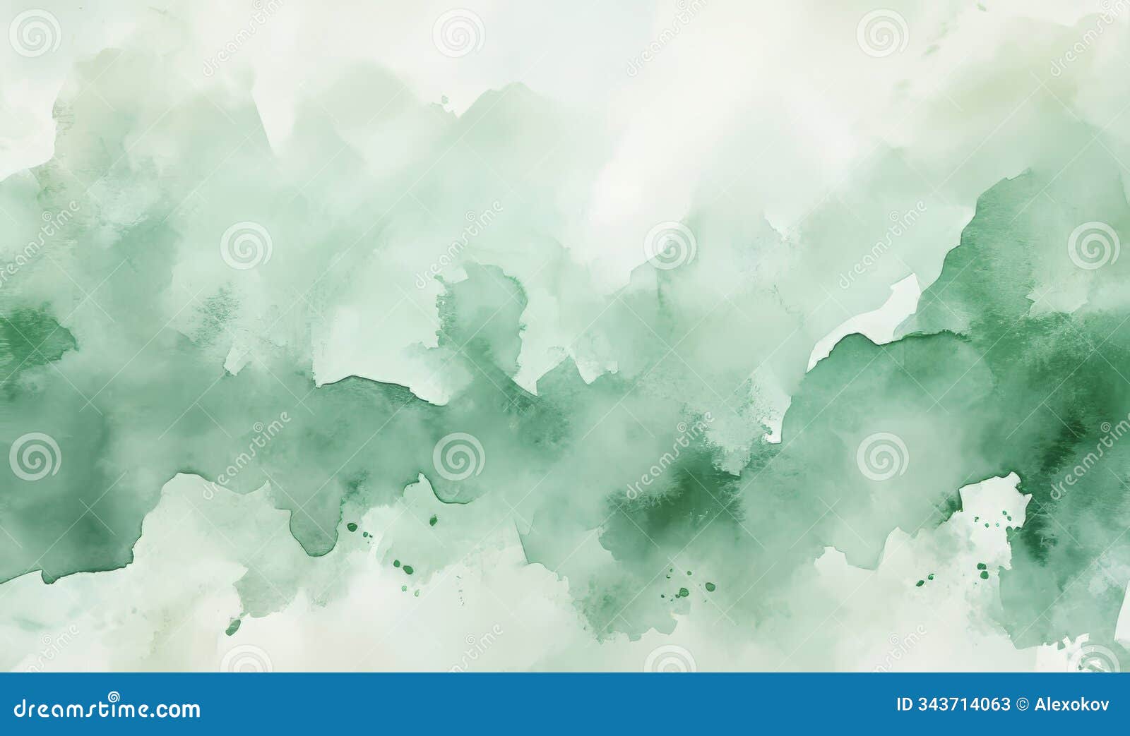 Soft Mint Watercolor Background for Design and Decoration Generative AI ...