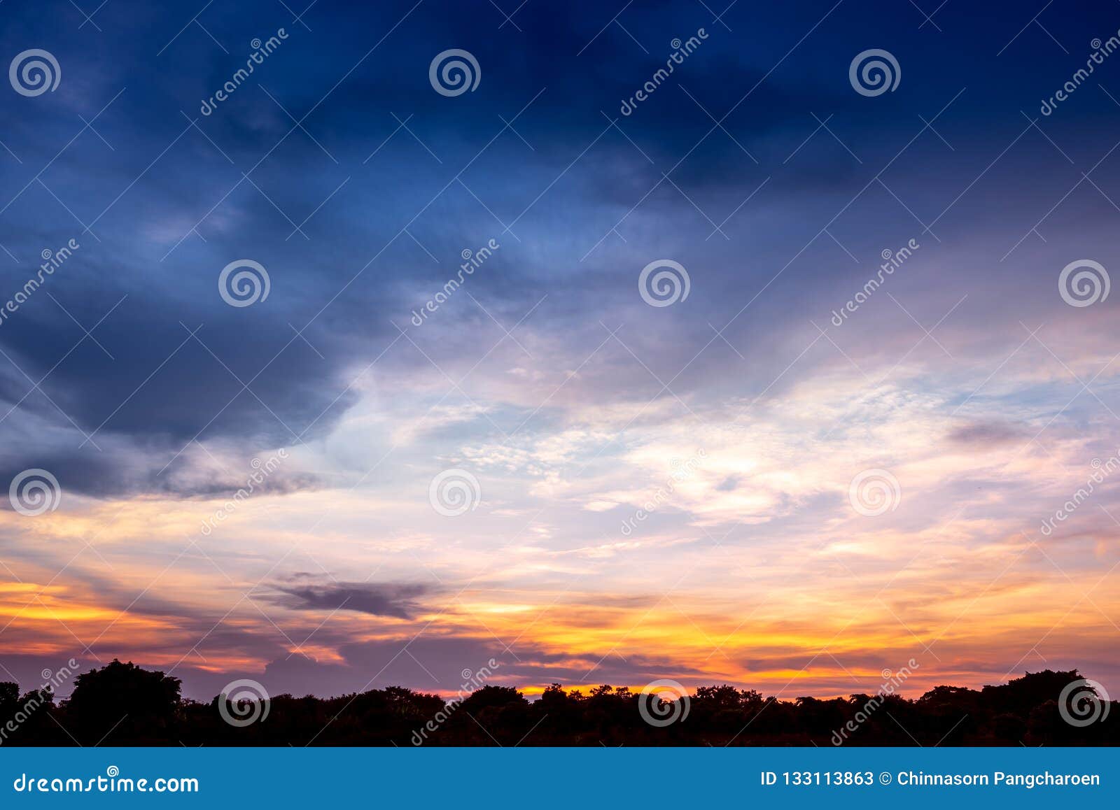 Sky in sunset time stock image. Image of meteorology - 133113863