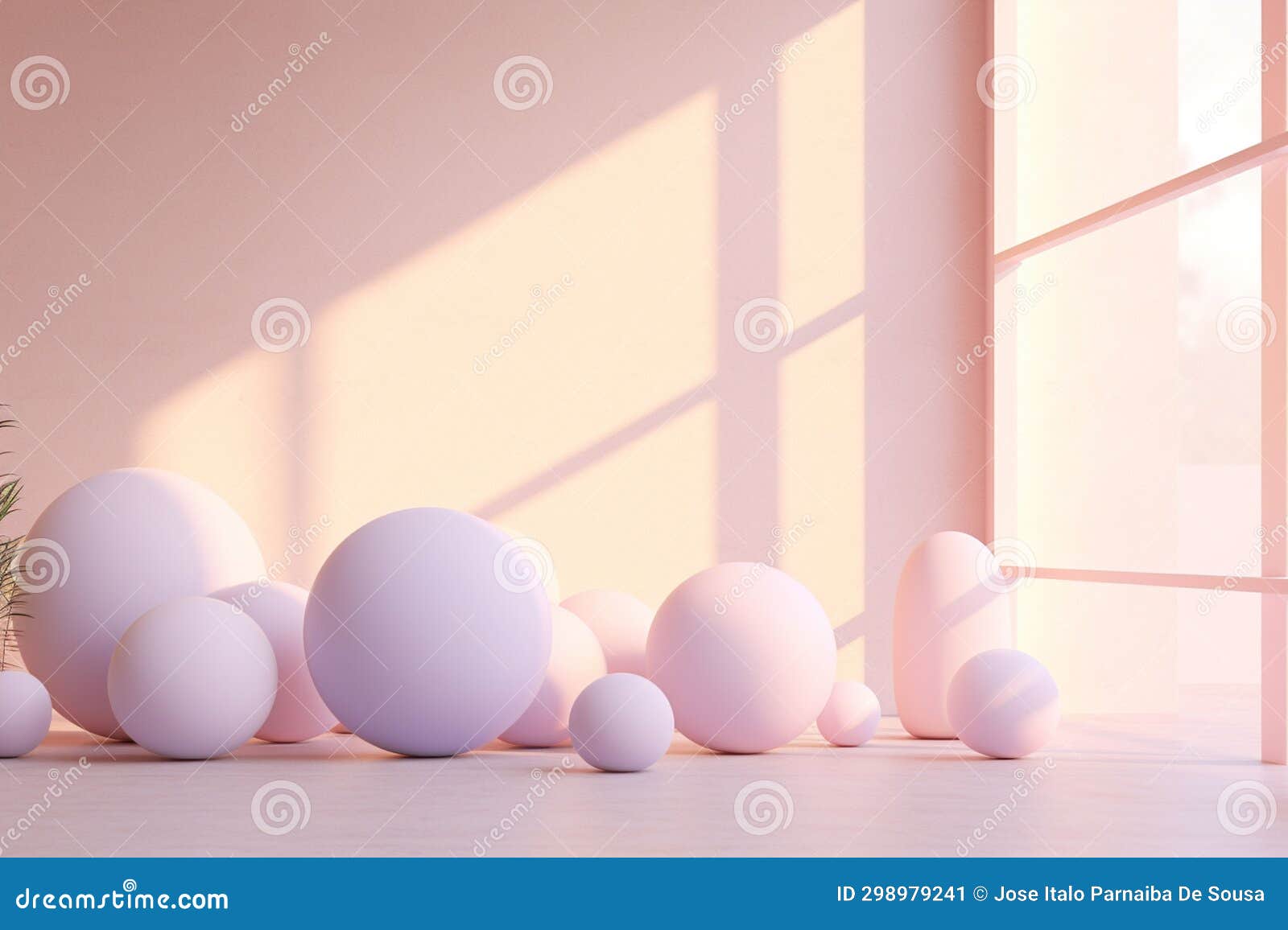 Soft and Muted Pastel Gradients Creating a Calm an Stock Illustration ...