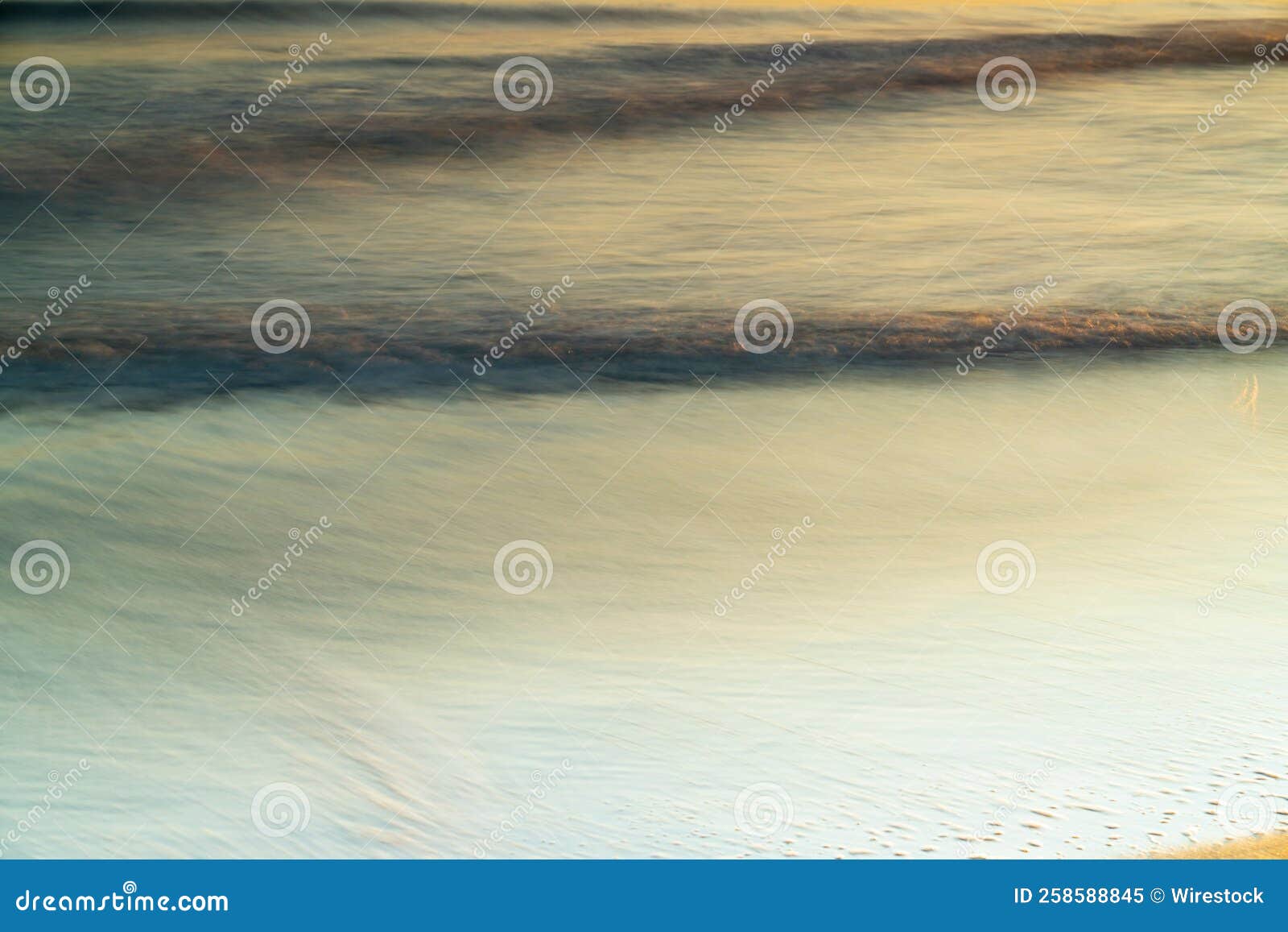 Soft Ocean Wave Under Sunlight Stock Image - Image of shore, natural ...