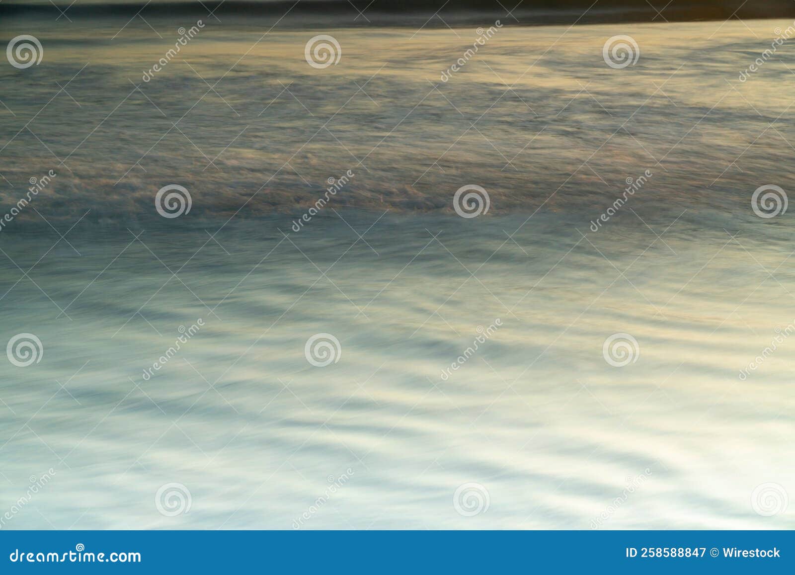 Soft Ocean Wave Under Sunlight Stock Image - Image of beach, sunlight ...