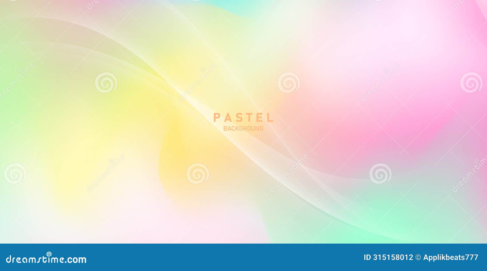 Soft Pastel Abstract Background Vector Illustration Stock Vector ...