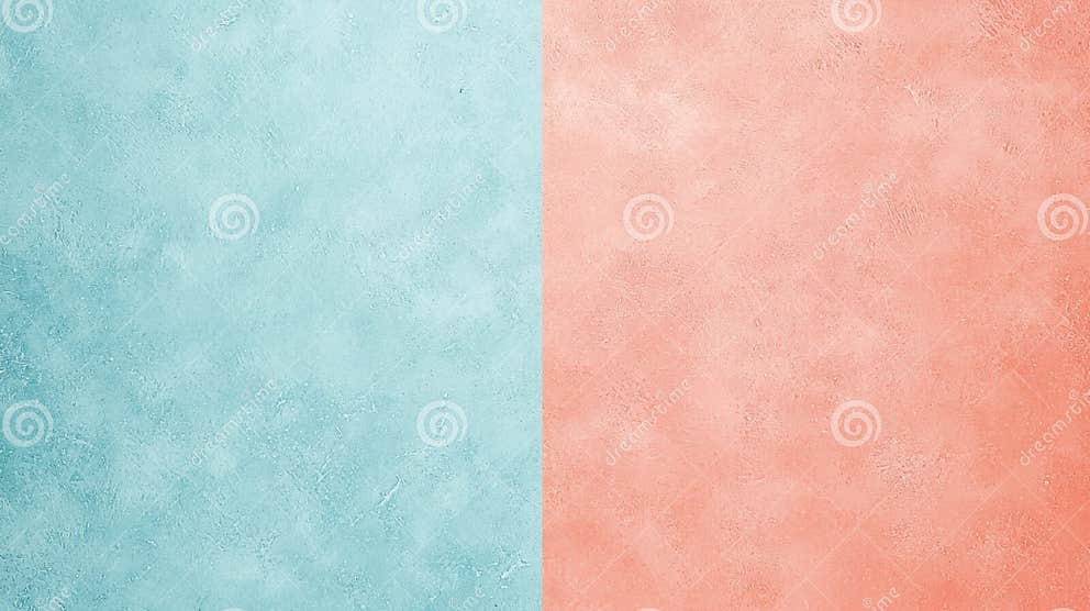Soft Pastel Blue and Pink Backgrounds Meet in the Middle, Creating a ...