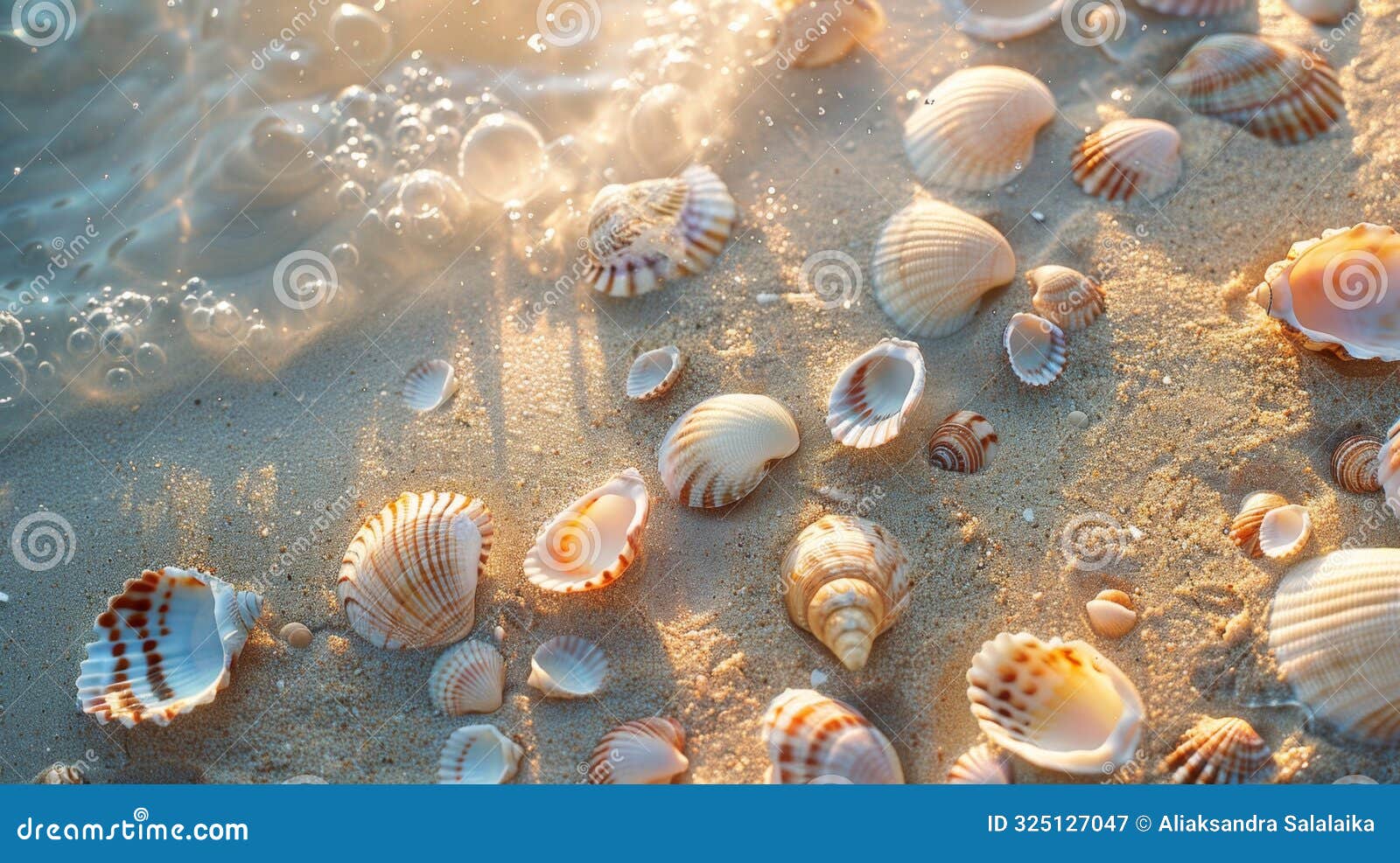 Coastal Seashell Decor, Soft Pastel-colored Seashells Artfully Arranged ...