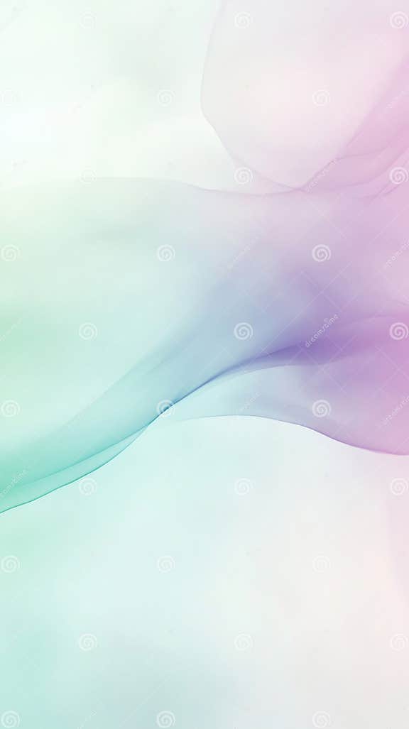 Soft Pastel Gradient with Abstract Fluid Shapes Stock Image - Image of ...