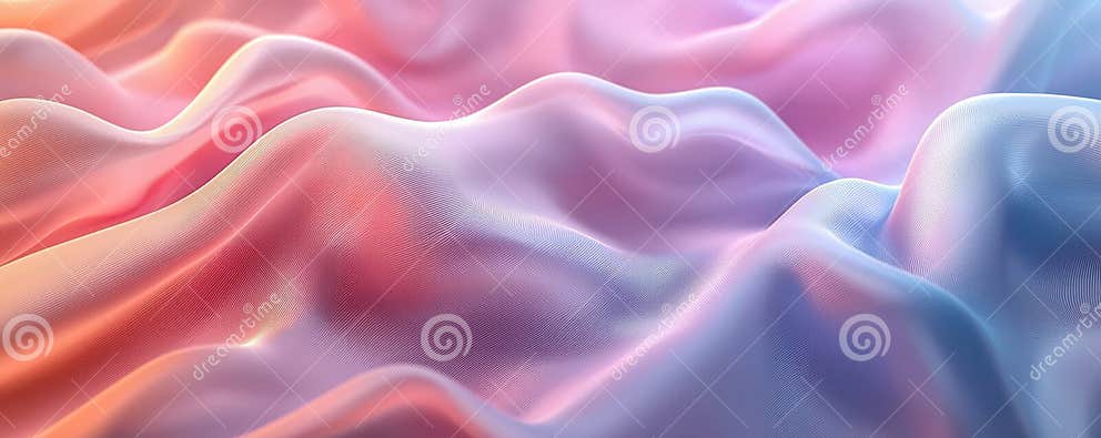 Soft Pastel Gradient Fabric Background with Gentle Waves and Smooth ...