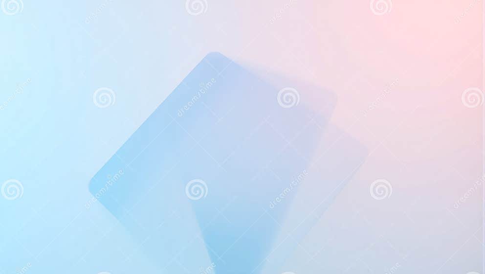Soft Pastel Gradients between Semi Transparent Plastic Sheets Stock ...