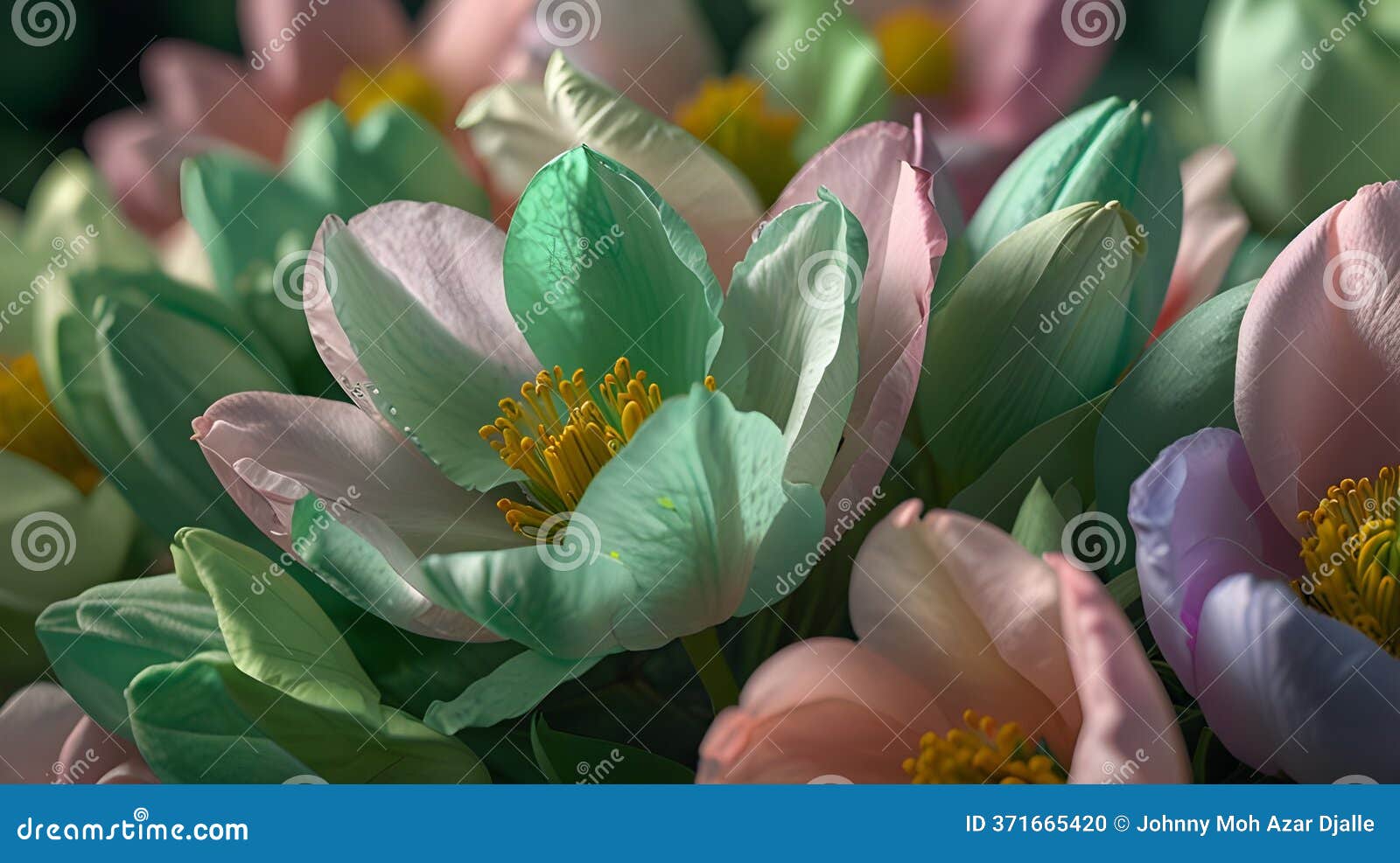 Pastel Petals With Soft Pastel Colors In Bright Light Stock Photography | CartoonDealer.com ...