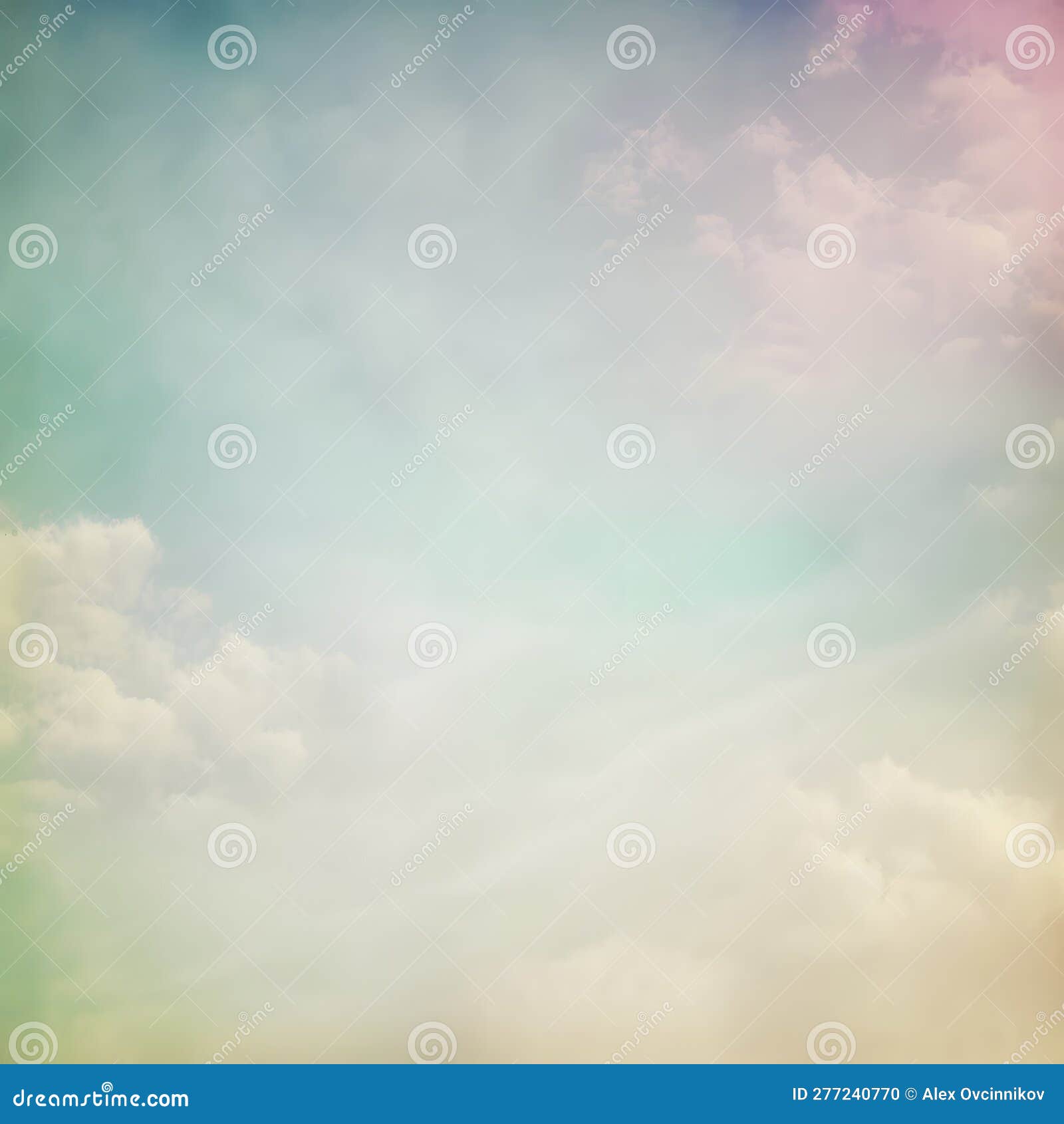 Soft Pastel Sky with Grunge Texture. Perfect for Scrapbooking Stock ...