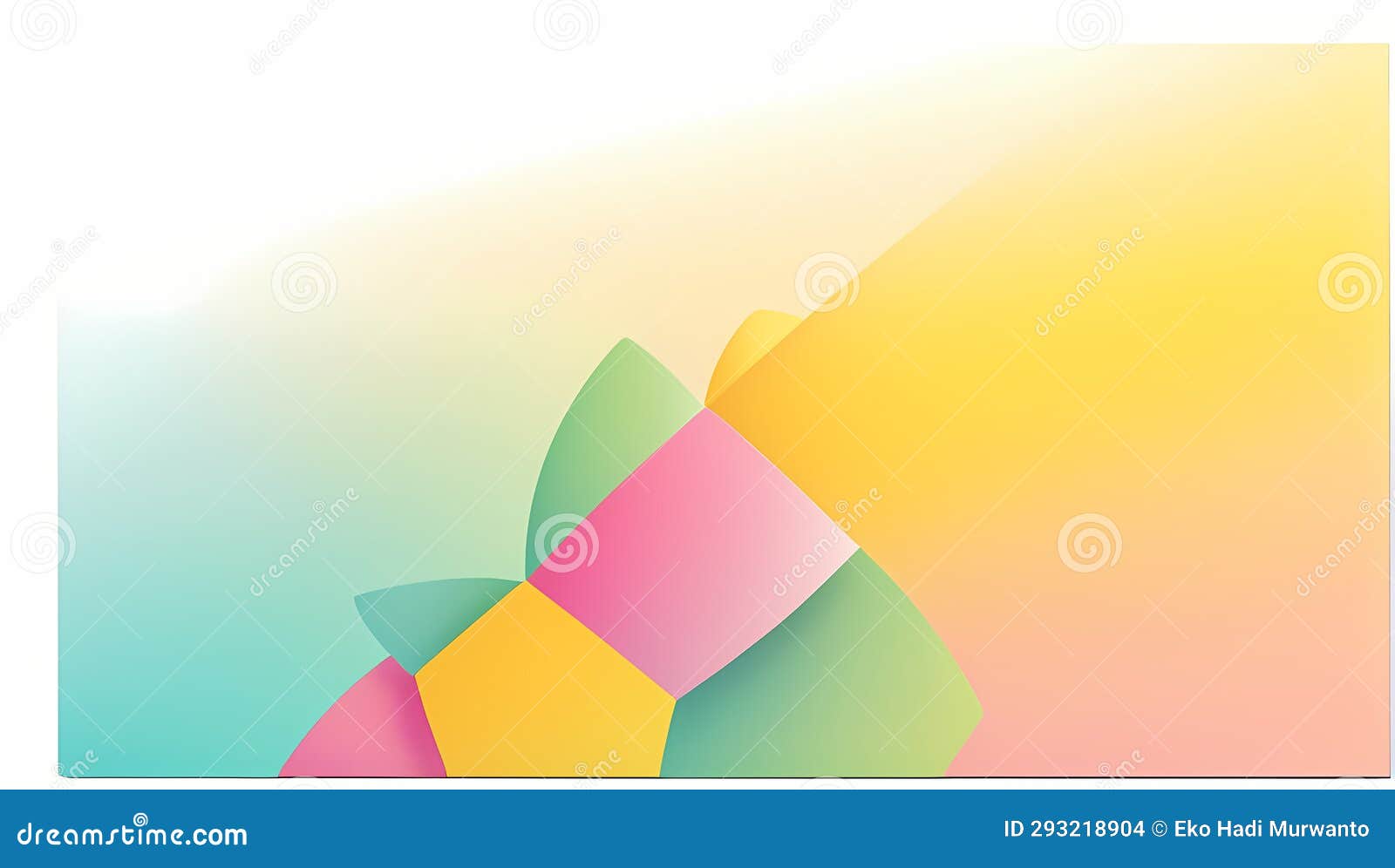 Soft Pastel Tones in Abstract PowerPoint Background Stock Illustration ...