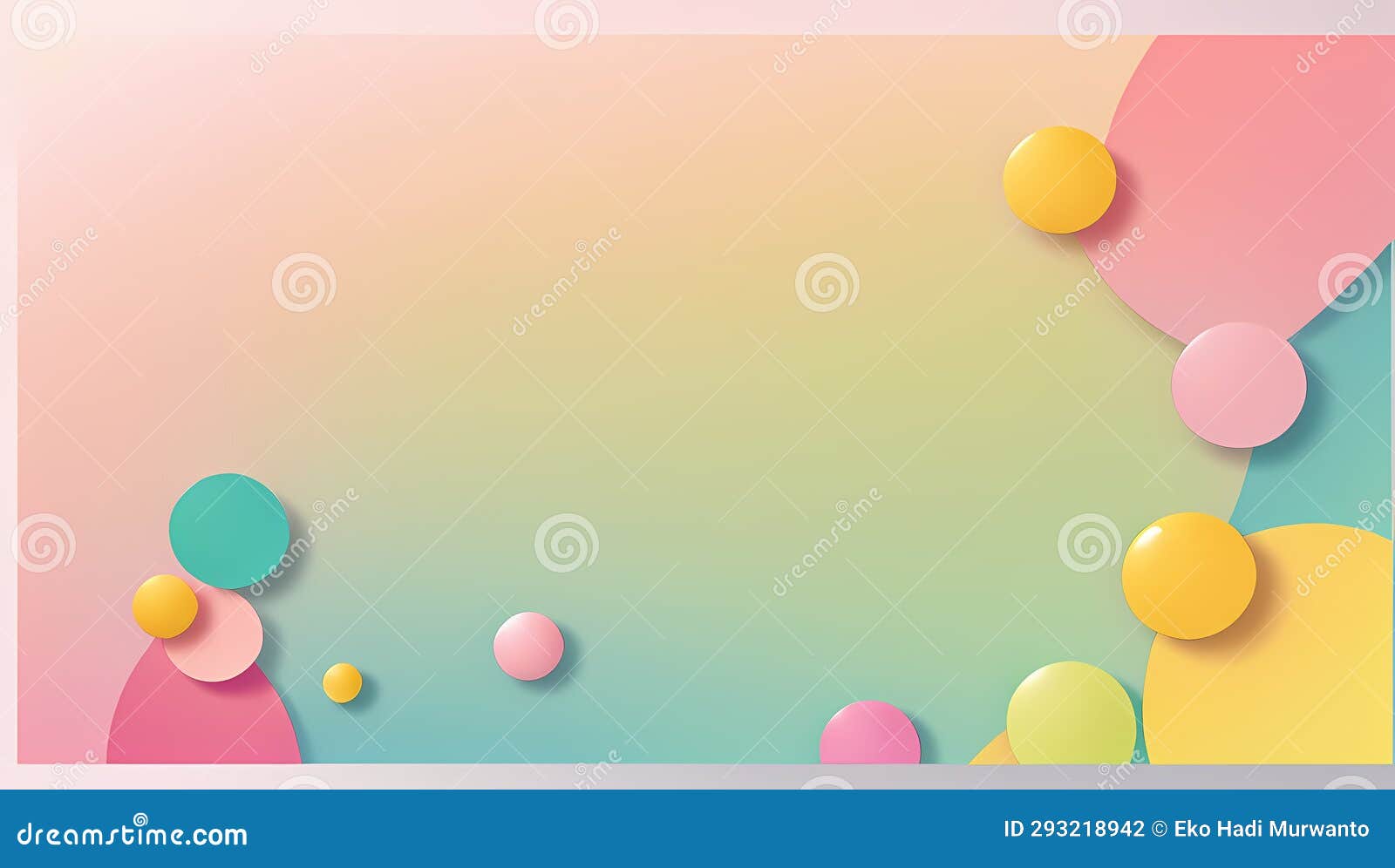 Soft Pastel Tones in Abstract PowerPoint Background Stock Illustration ...