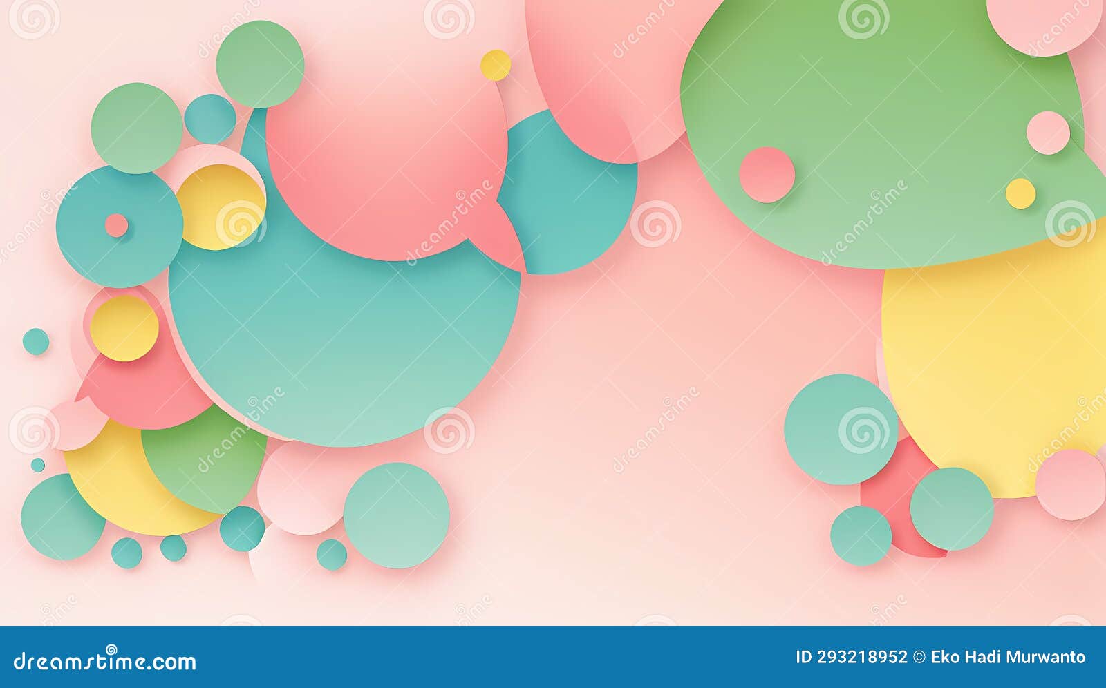 Soft Pastel Tones in Abstract PowerPoint Background Stock Illustration ...