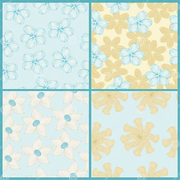 Soft patterns stock vector. Illustration of nature, white - 34610697