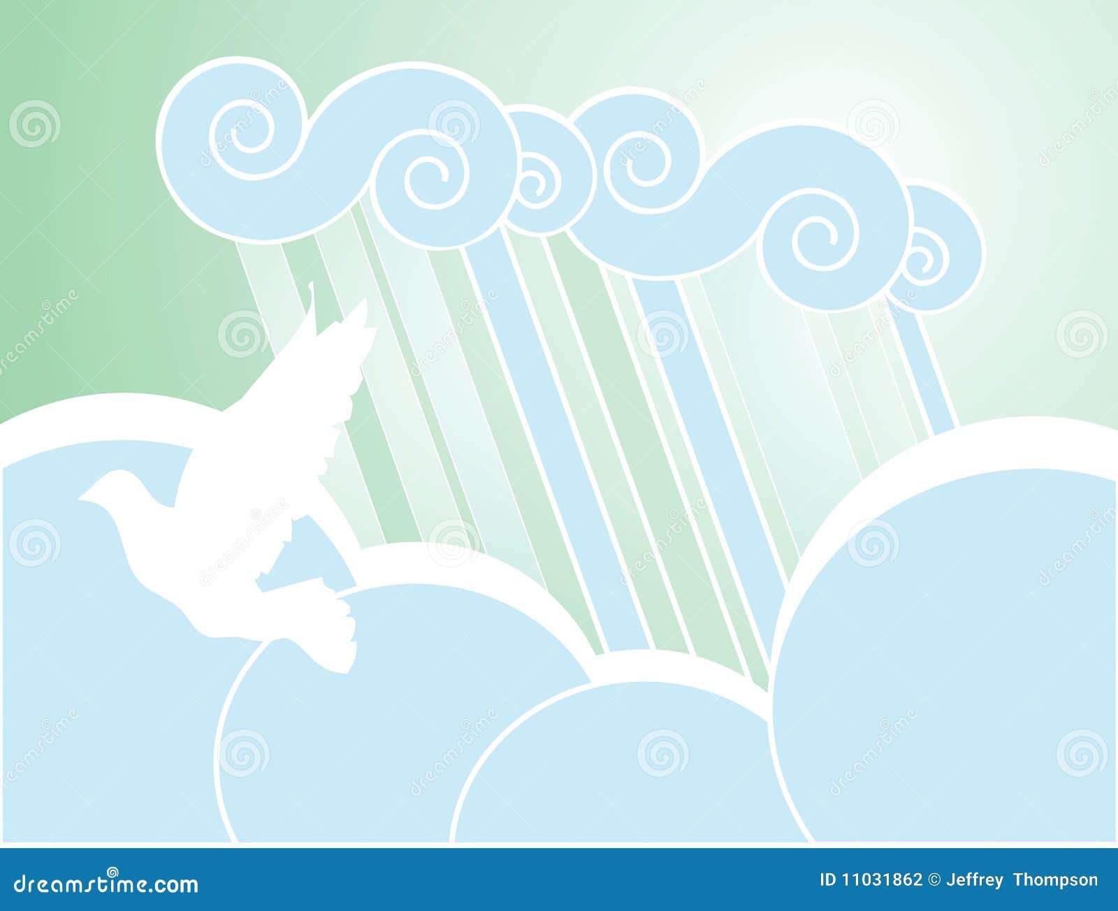 Soft Peace Rain Background stock vector. Illustration of abstract ...