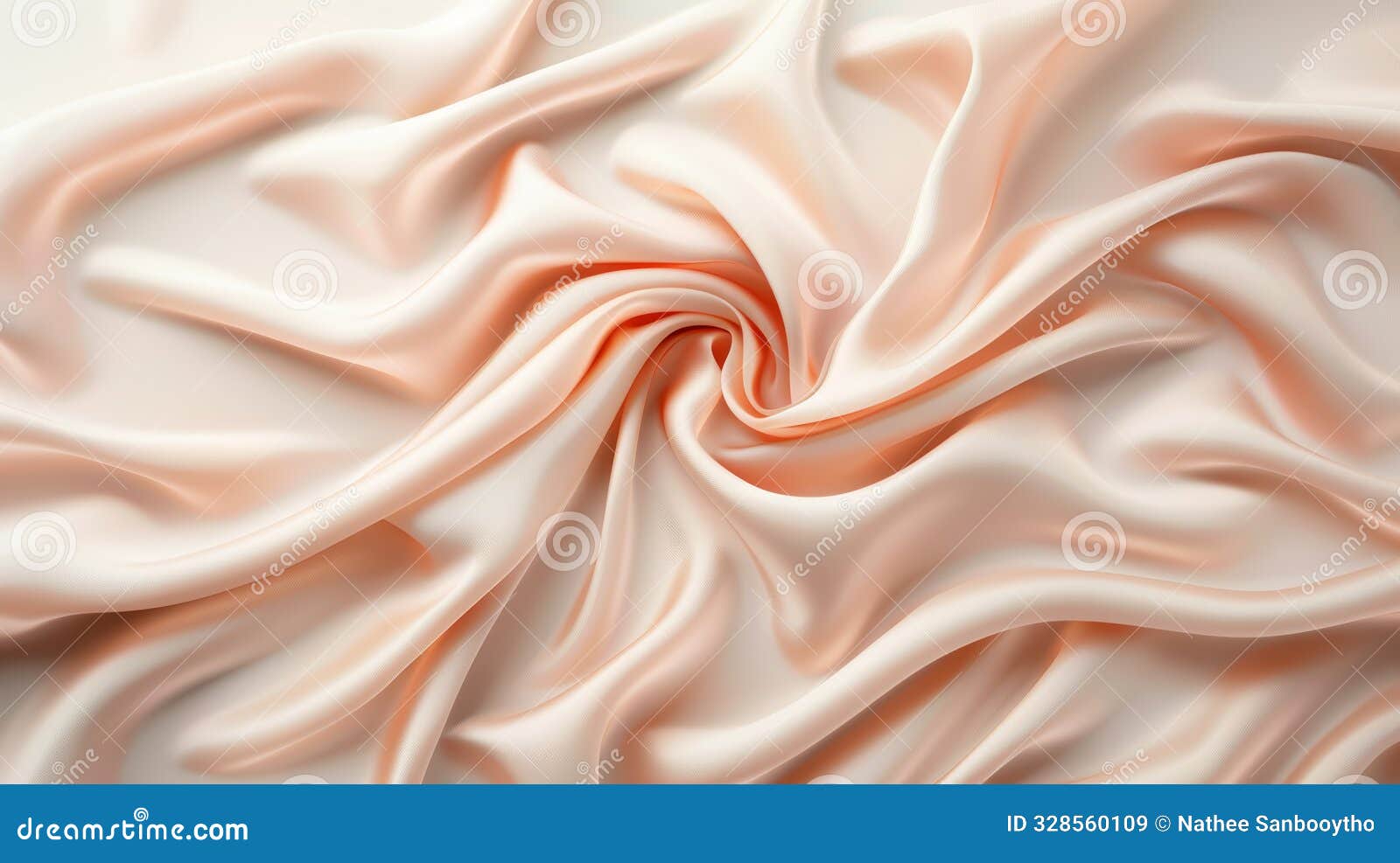 Soft Peach Satin Fabric Texture Closeup Stock Illustration ...