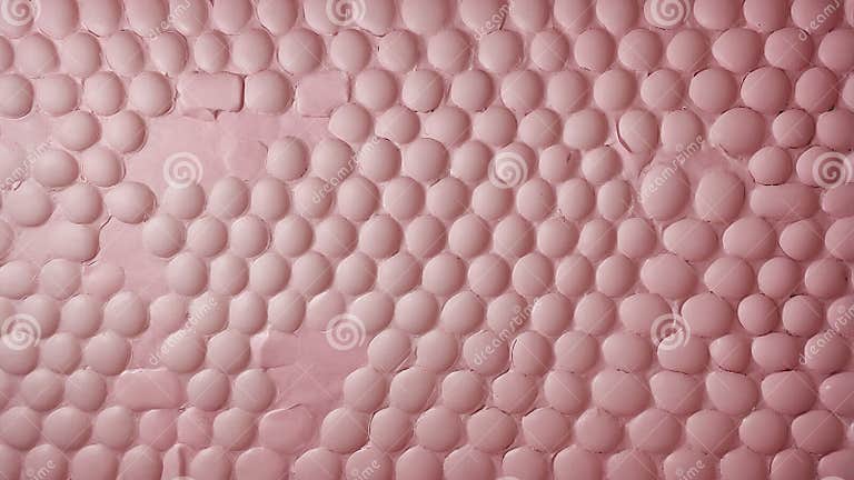 Soft Pink Bubble Texture Background with Organic Rounded Shapes and ...