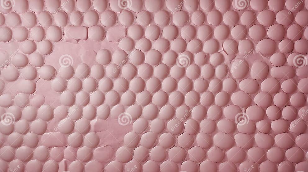 Soft Pink Bubble Texture Background with Organic Rounded Shapes and ...