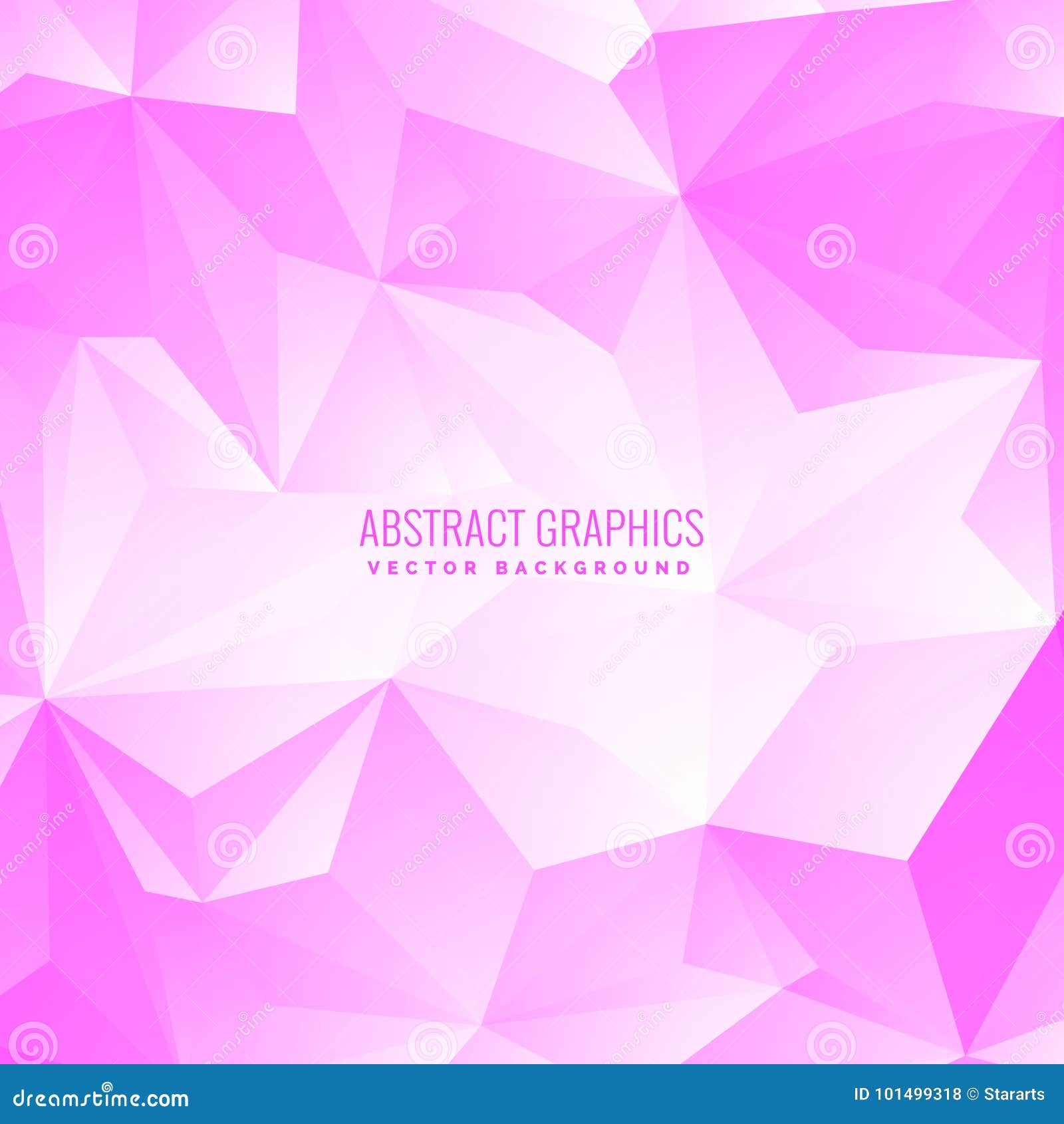 Soft Pink Color Low Poly Abstract Background Stock Vector ...