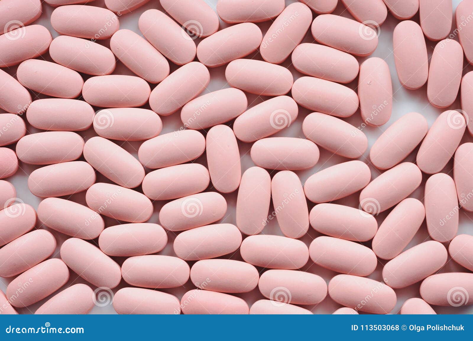 Soft Pink Medical Pills Background Stock Photo - Image of macro ...