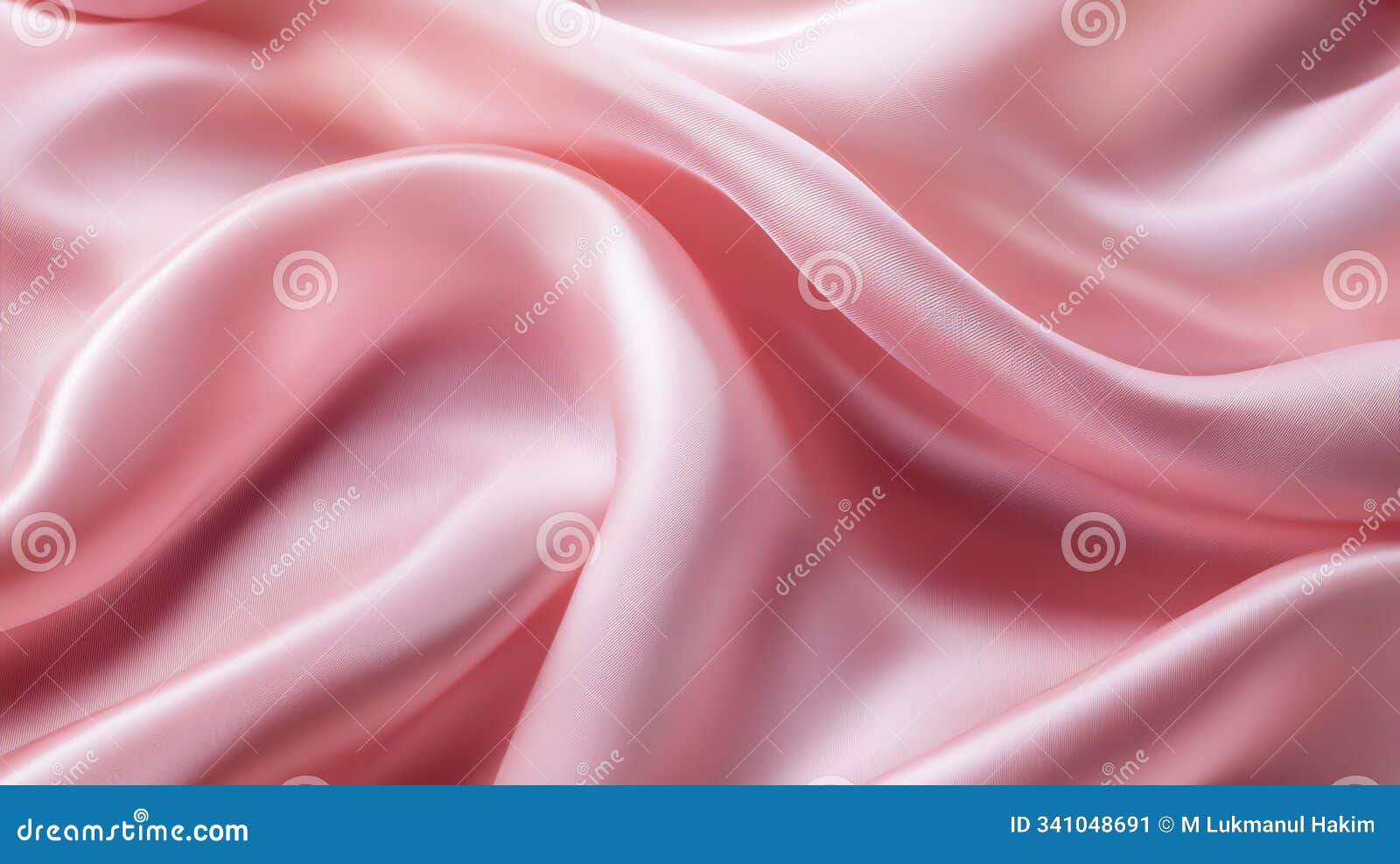 Soft Pink Satin Fabric with a Subtle Wave Pattern, Perfect for a ...