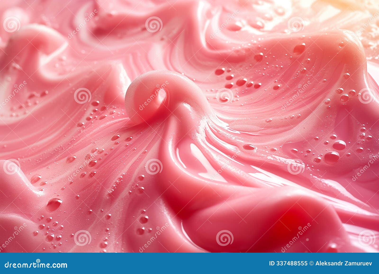 The Soft Pink Swirl Texture Features Bubbly Details And Flowing ...