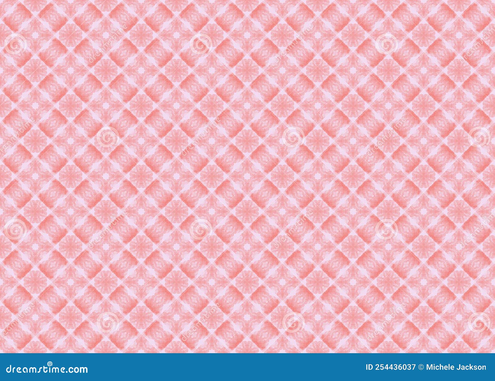 Soft Pink Watercolor Rectangles Seamless Repeat Pattern Illustration ...