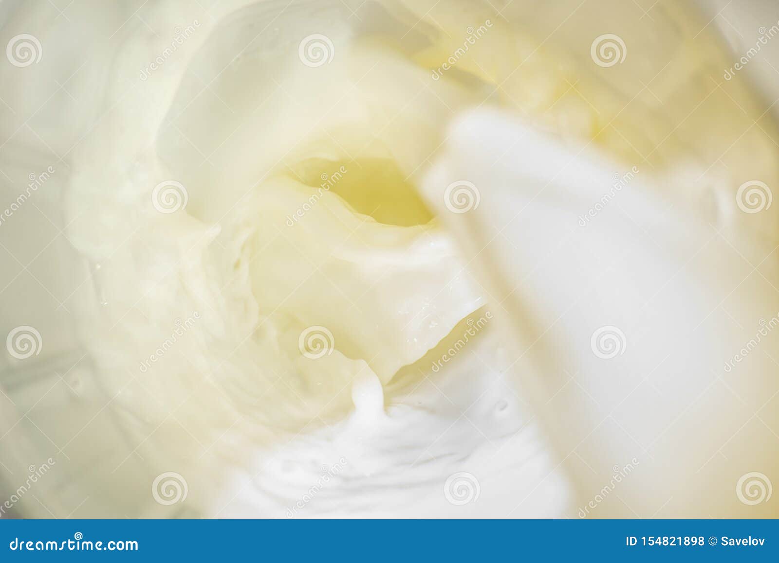 Soft Pouring Stream of Milk is Close from Above Stock Photo - Image of ...