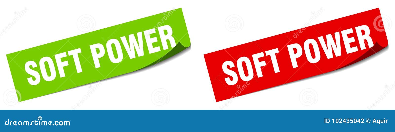 Soft Power Sticker. Soft Power Sign Set Stock Vector - Illustration of ...