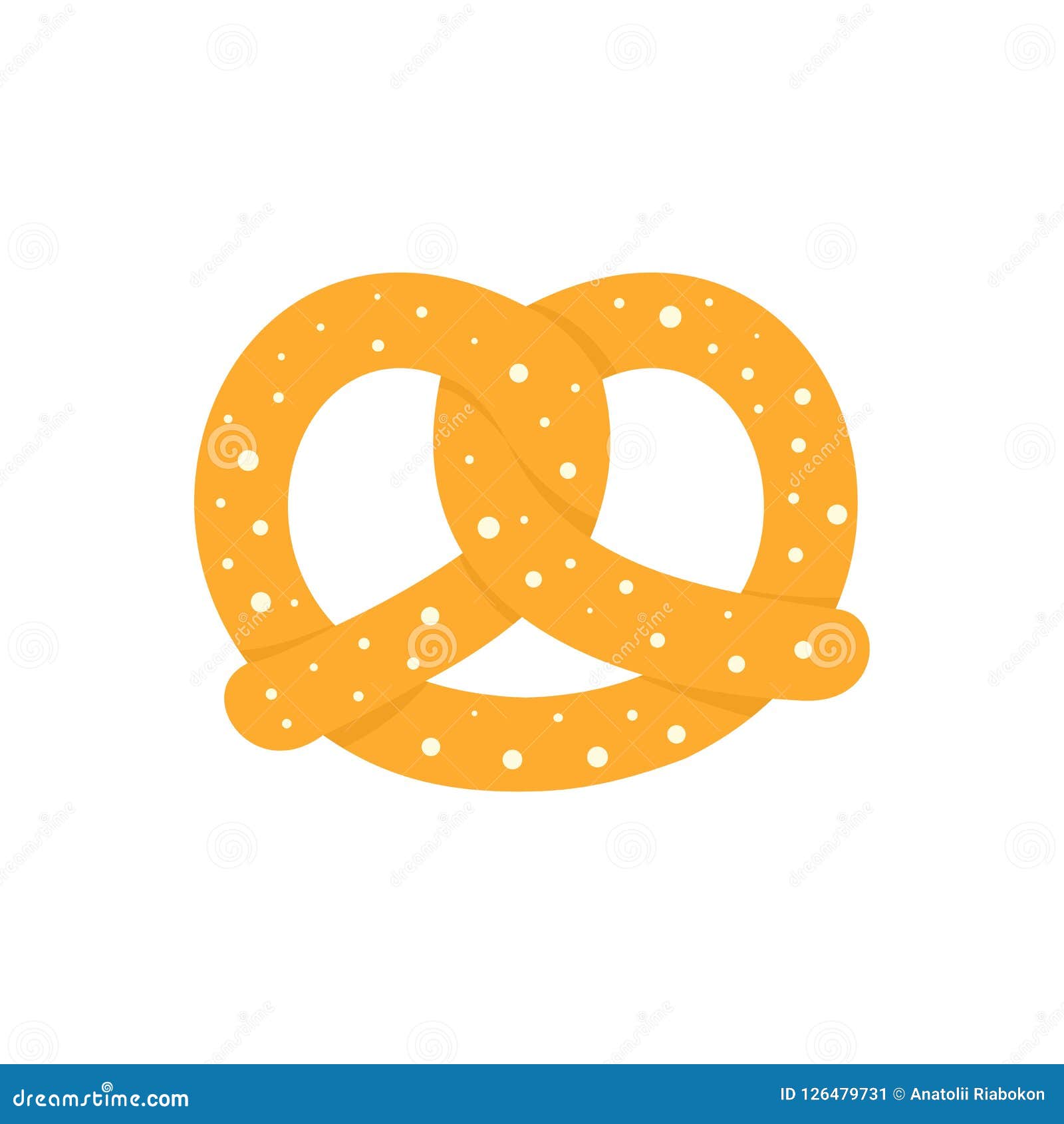 Pretzel Icon, Simple Style Vector Illustration | CartoonDealer.com ... Pretzel Icon, Simple Style Vector Illustration | CartoonDealer.com ...