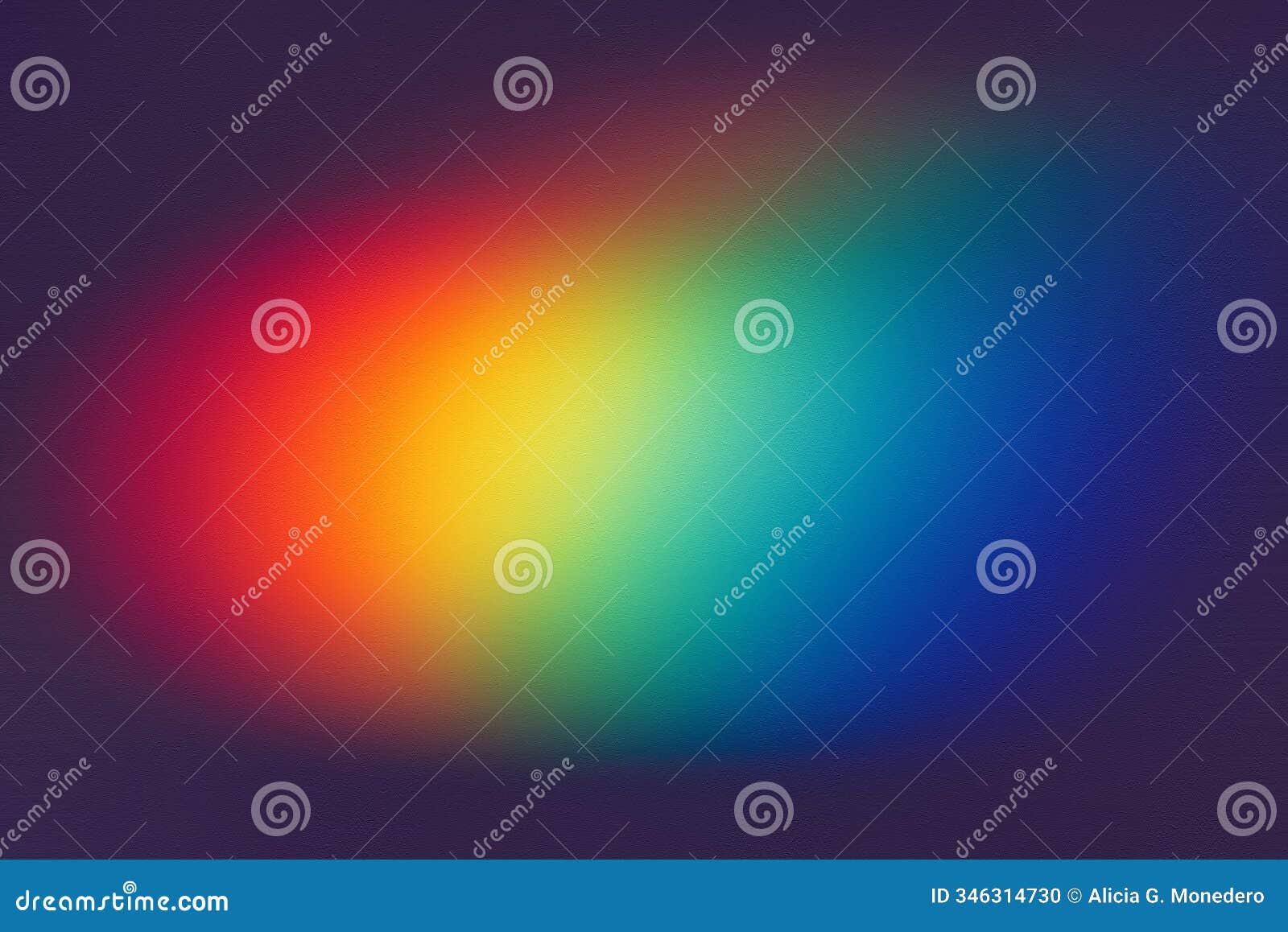 Soft Rainbow Refraction Gradient Graffiti Dark Wall Background Stock ...