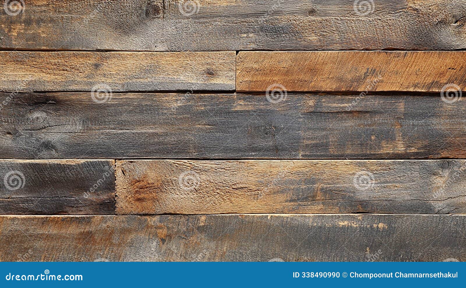 Soft Reclaimed Wood with a Rough Texture and Visible, Varied Grain ...