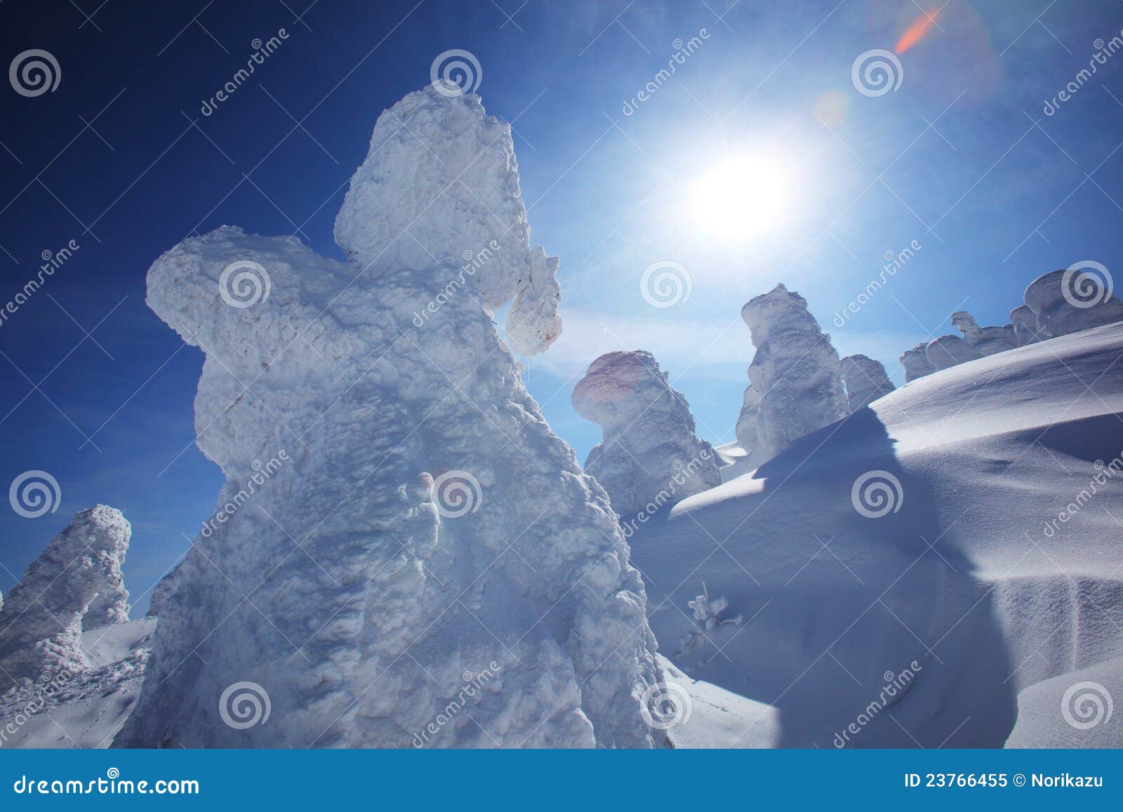 Soft rime, Mt.Zao in Japan stock image. Image of frozen - 23766455