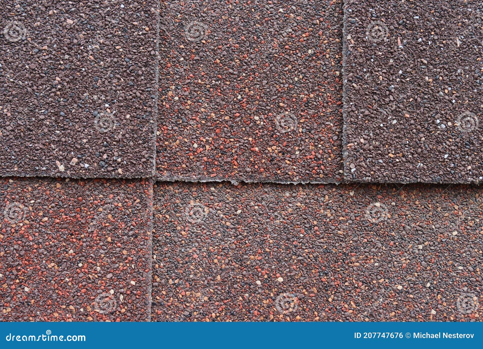 Soft Roof, Bitumen Shingles Close-up Stock Photo - Image of house ...