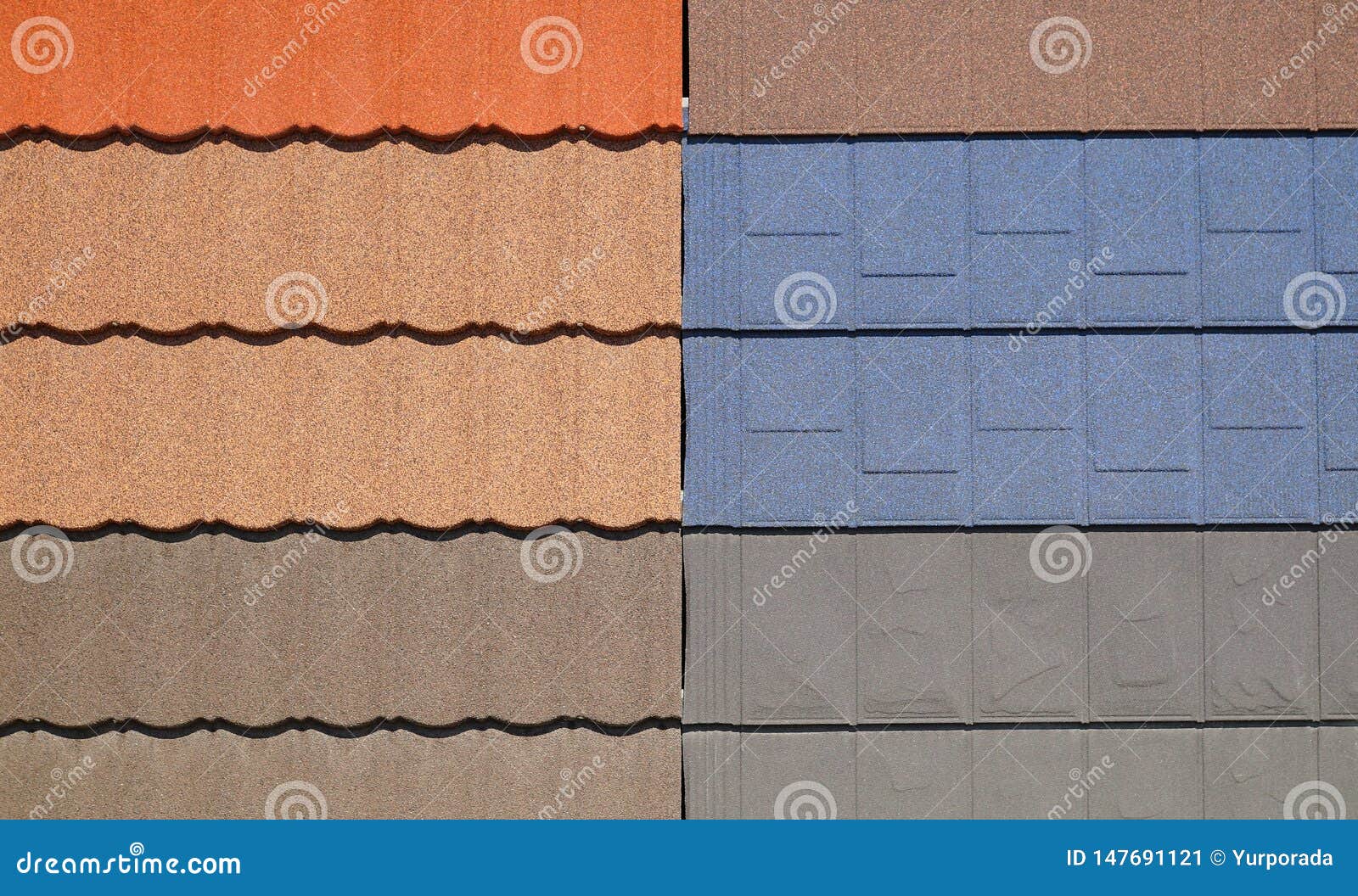 Soft Roof, Roof Tiles, Flexible Shingles. Roof Tiling Texture Royalty ...
