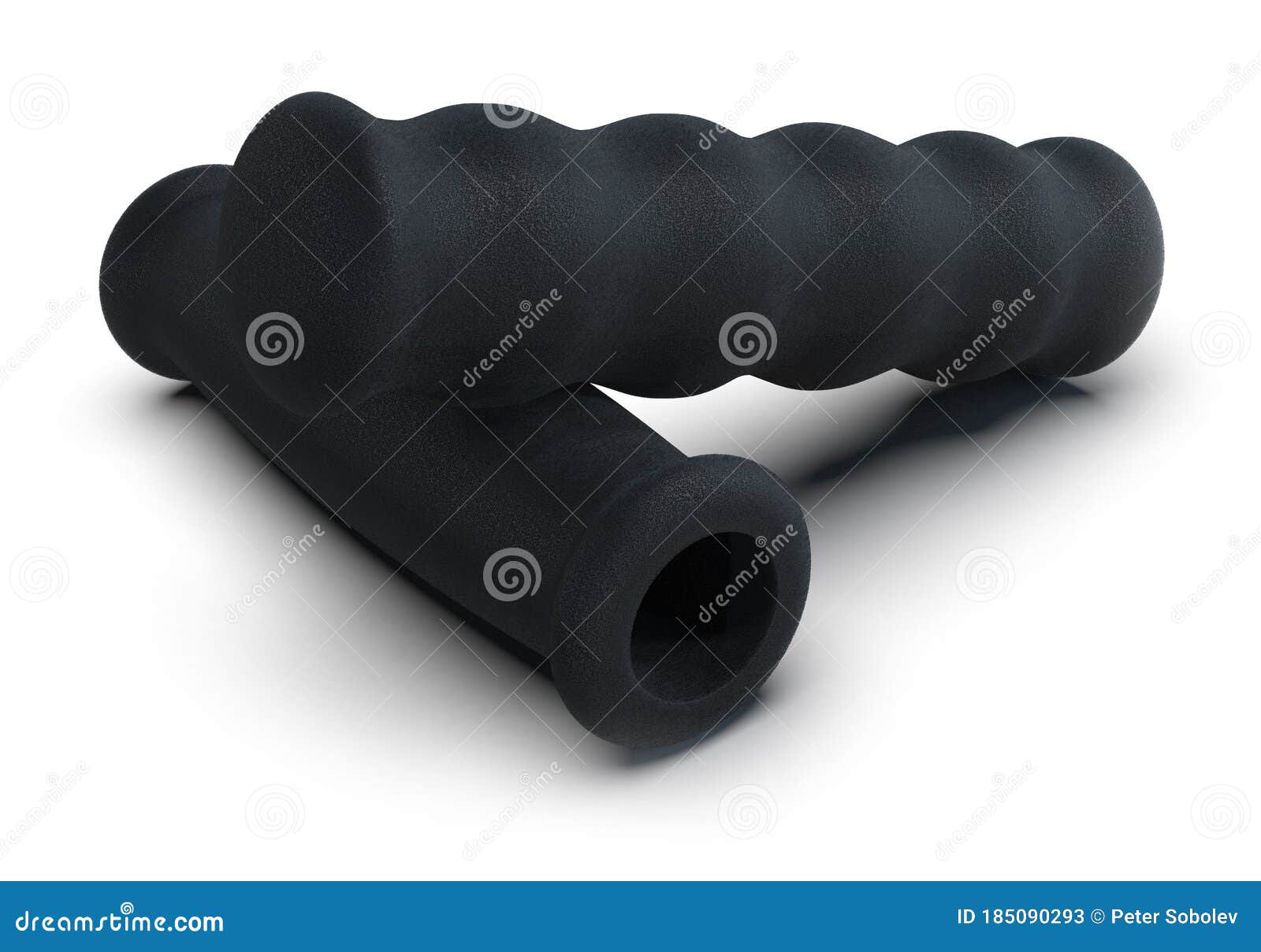 Soft Rubber Foam Handlebar Grips Stock Image - Image of spare, product ...
