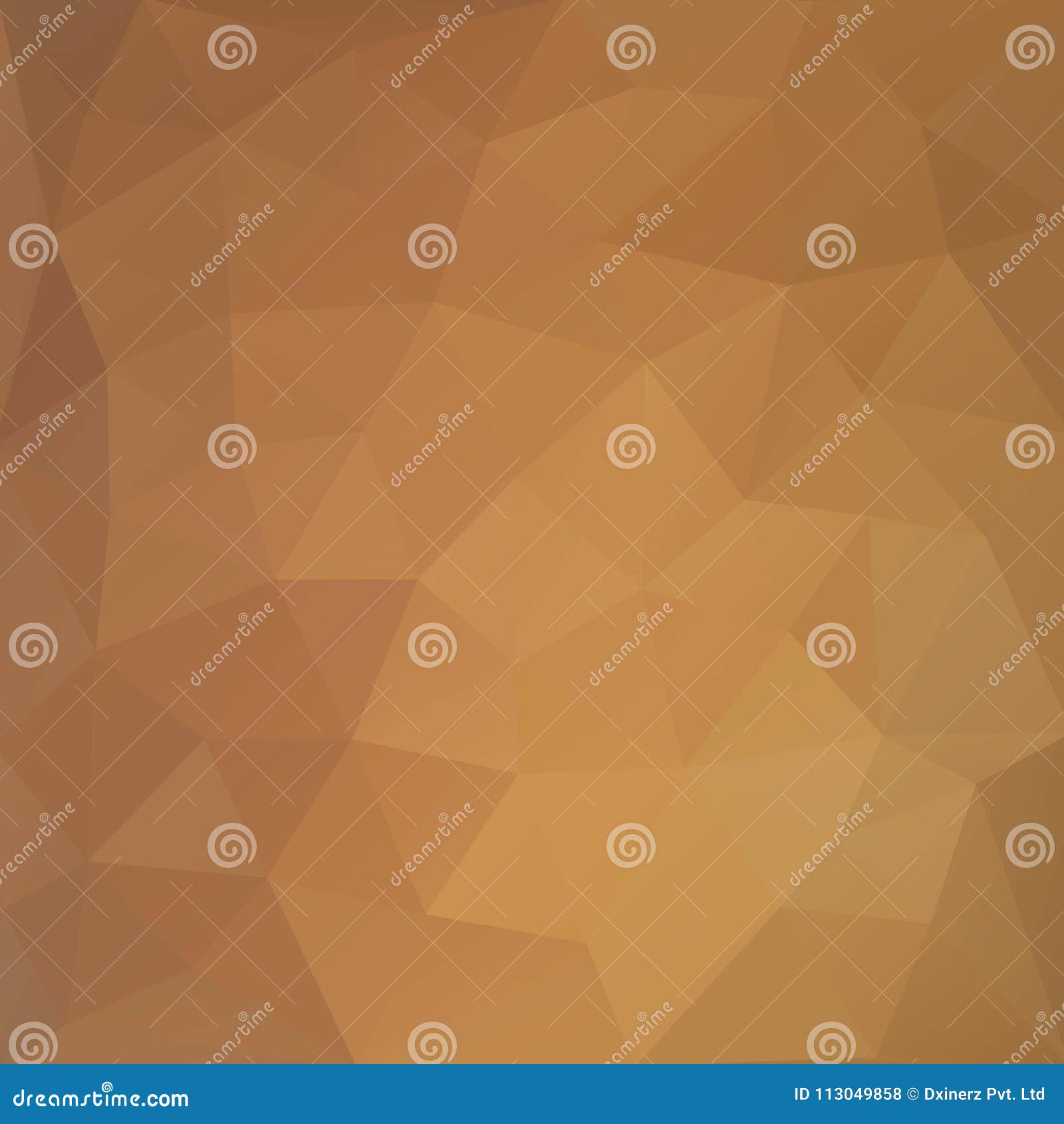 Soft Rust and Clay Polygonal Background Stock Illustration ...