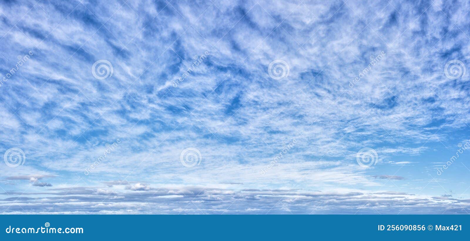 Soft Scattered Cloud Texture on Blue Sky Stock Photo - Image of seasons ...