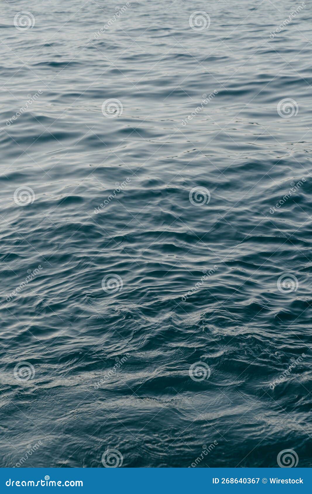 Soft Sea Waves on the Water Surface Stock Image - Image of nature ...